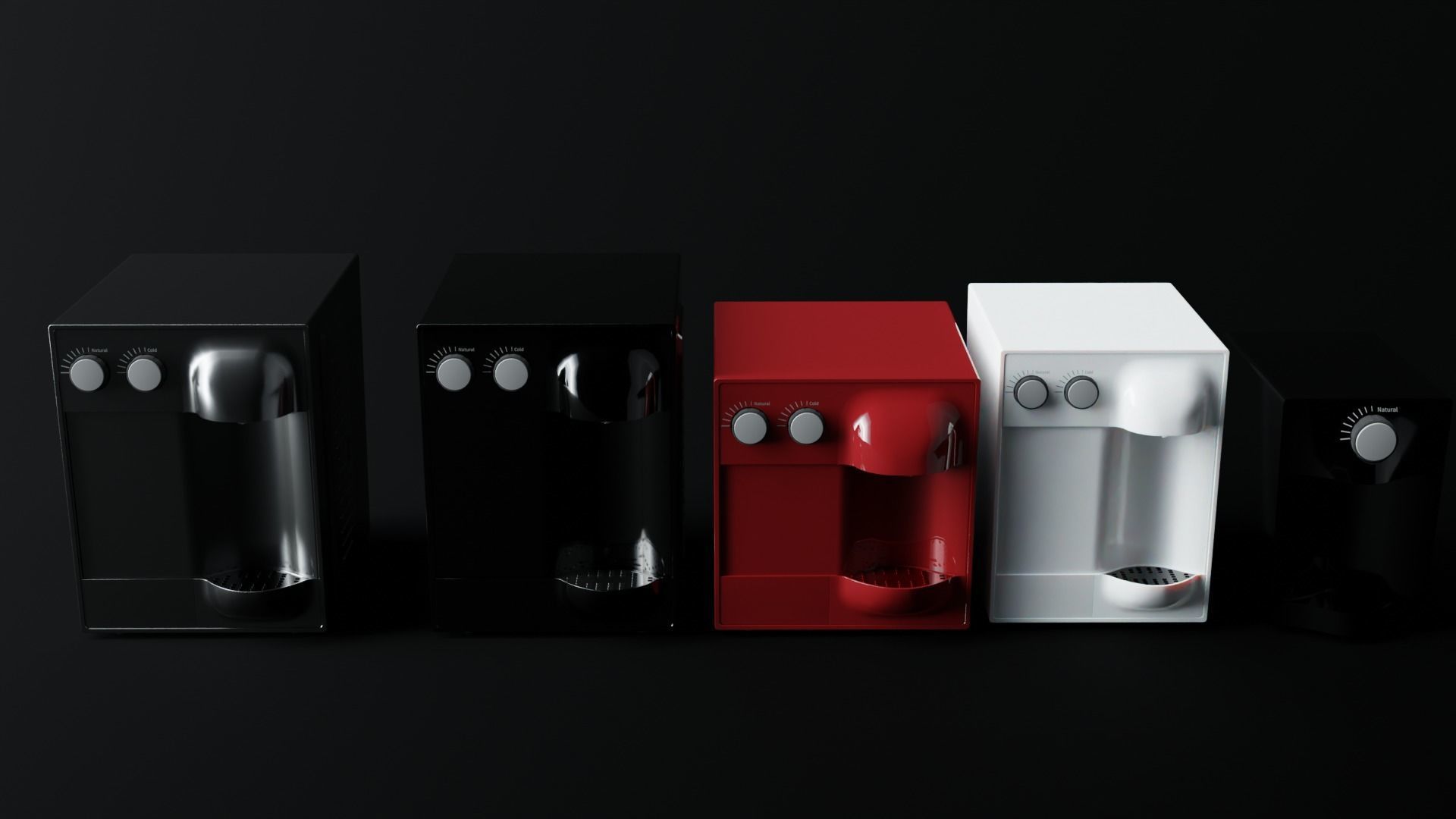 Water filter product animation Blender with 3d models 3D model animated ...