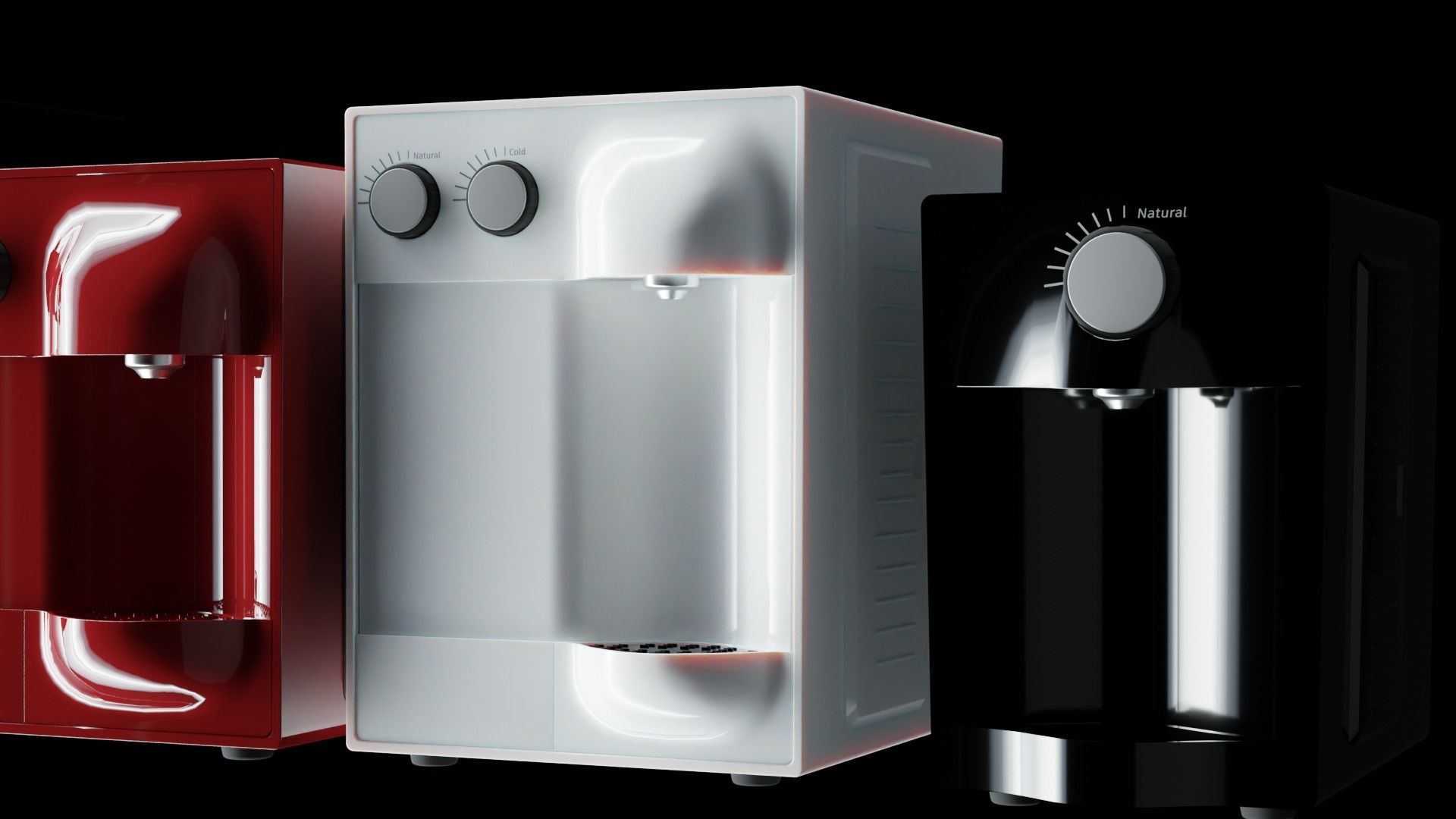 Water filter product animation Blender with 3d models 3D model animated ...