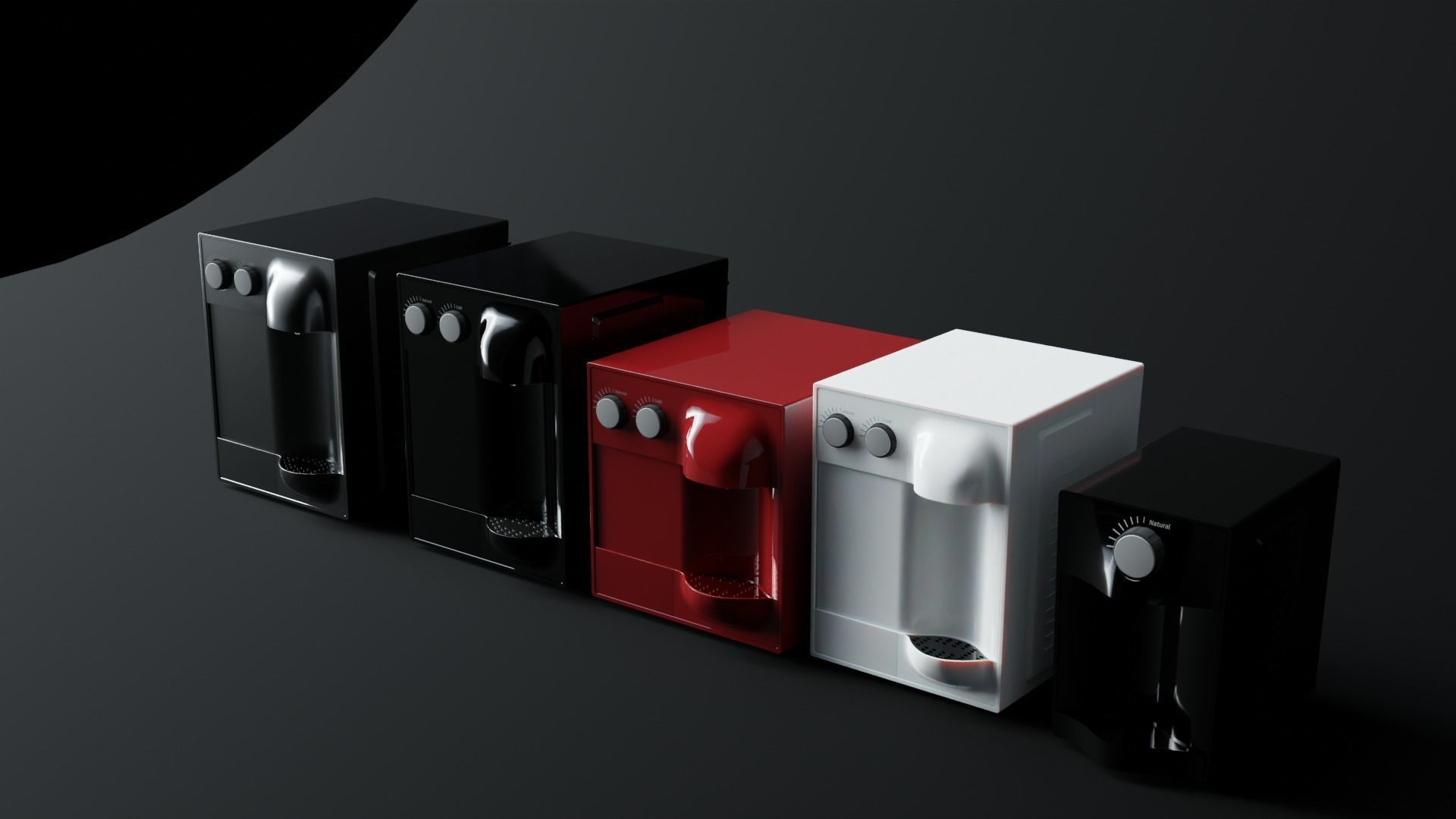 Water filter product animation Blender with 3d models 3D model animated ...