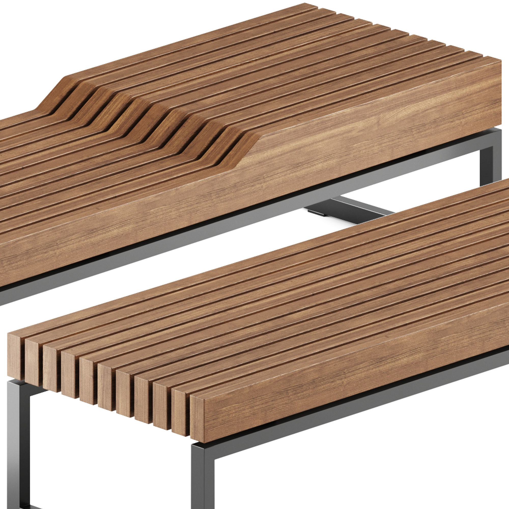 PORTO bench 401 by Vestre 3D model | CGTrader