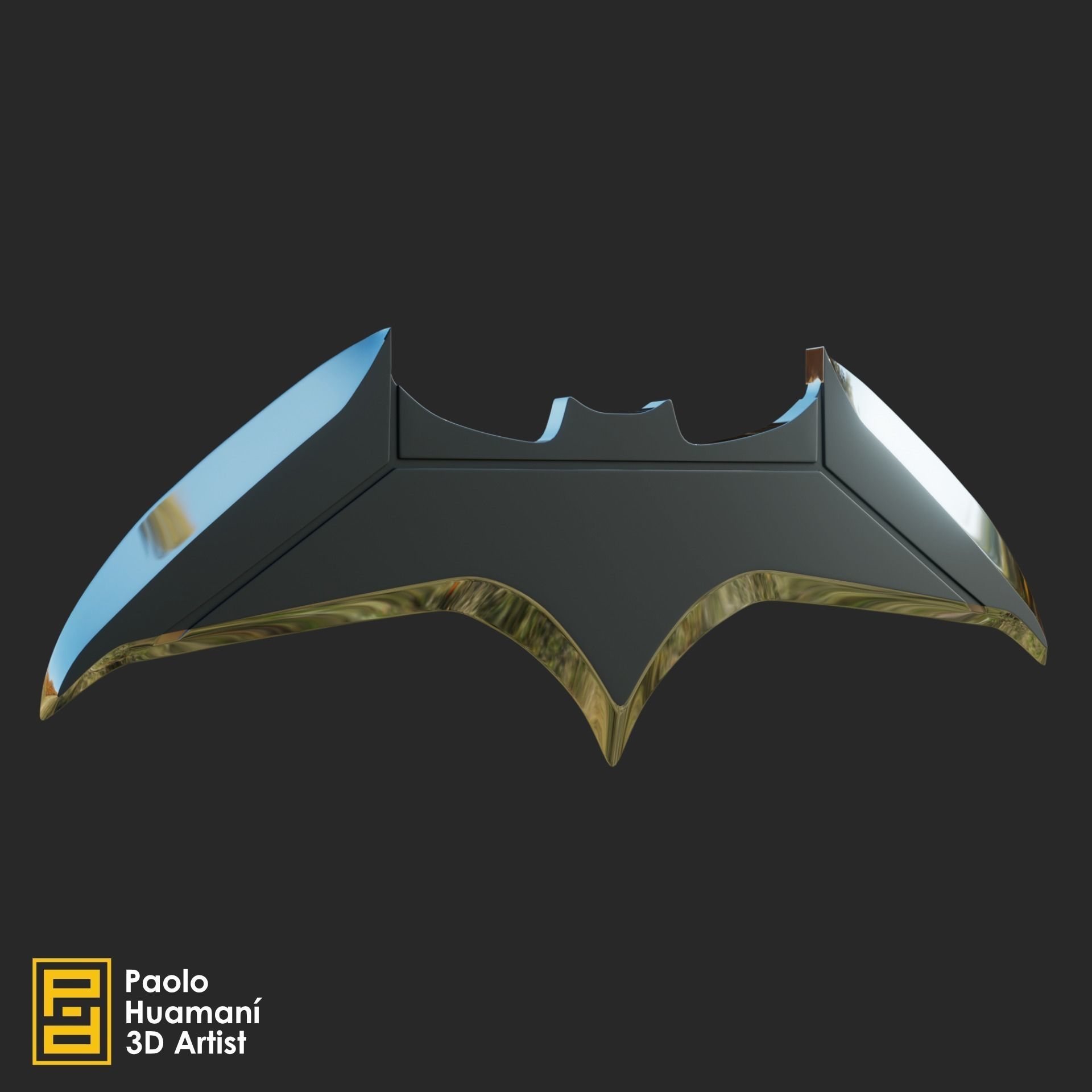 Batarang Batman 3D model 3D printable | CGTrader