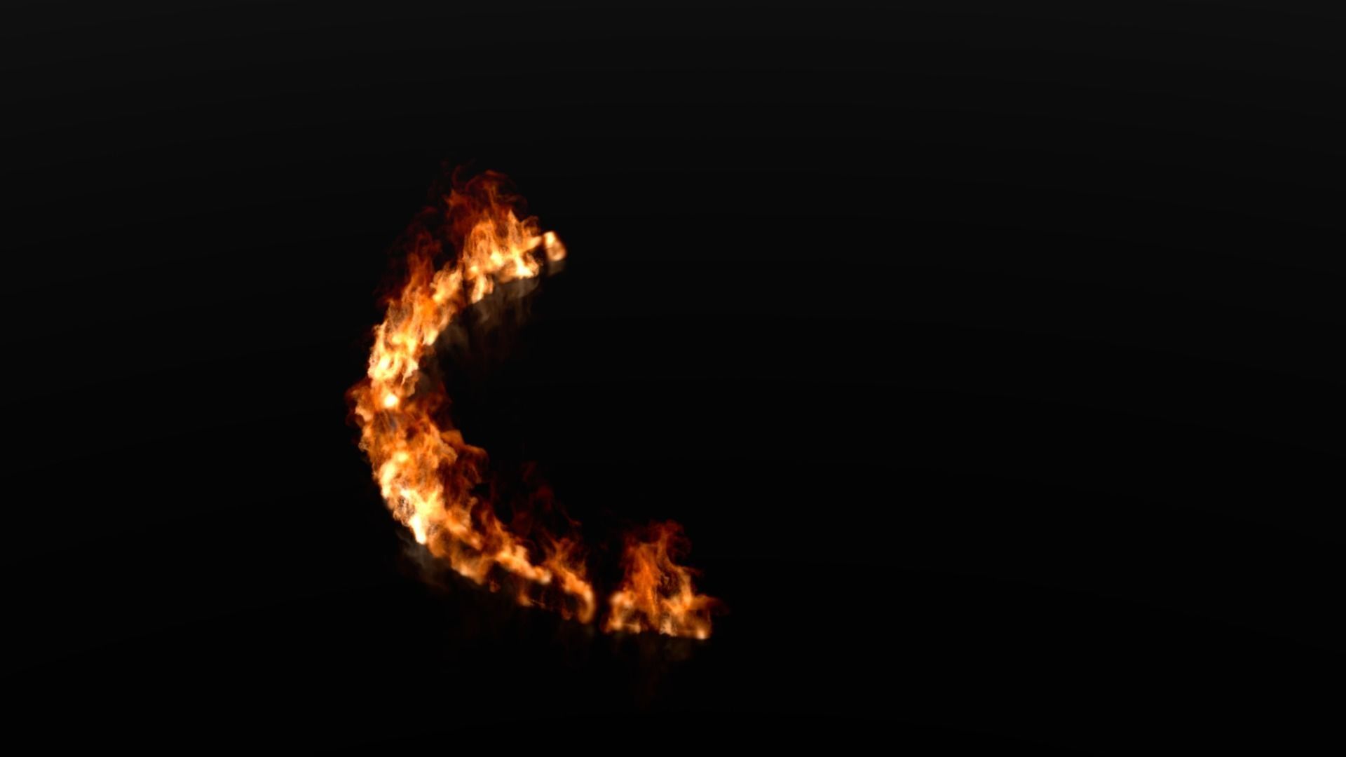 Fire ring circle VDB 300 frame 10 sec 3D model animated rigged | CGTrader