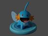 Mudkip pokemon 3D print model 3D model 3D printable | CGTrader