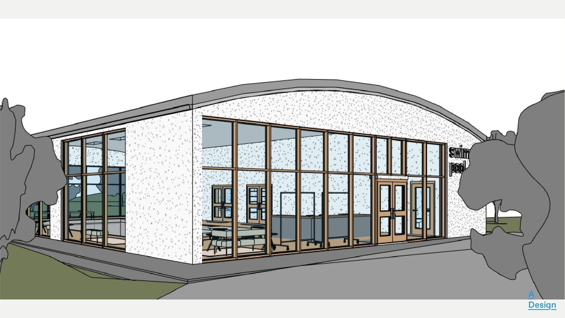 Swimming pool - Revit 3D model | CGTrader