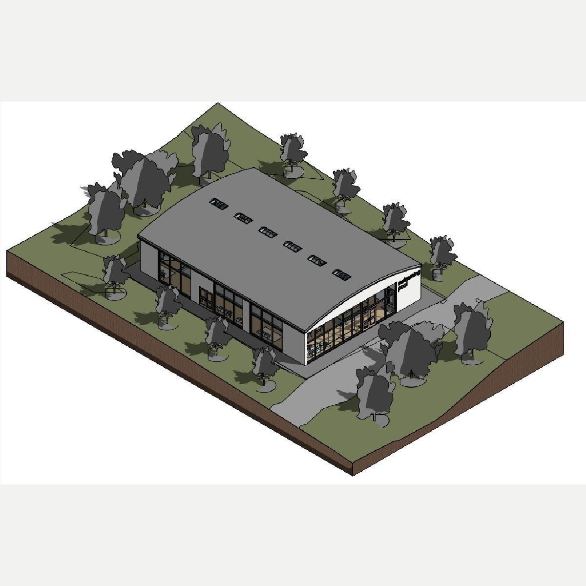 Swimming pool - Revit 3D model | CGTrader