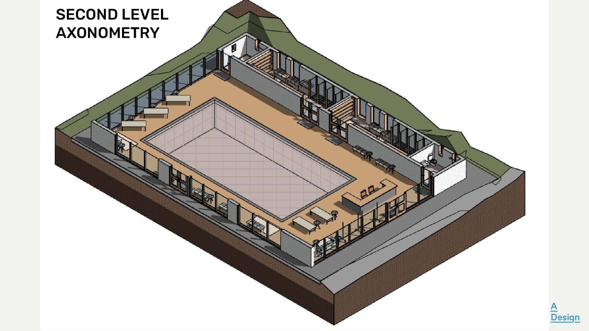 Swimming pool - Revit 3D model | CGTrader