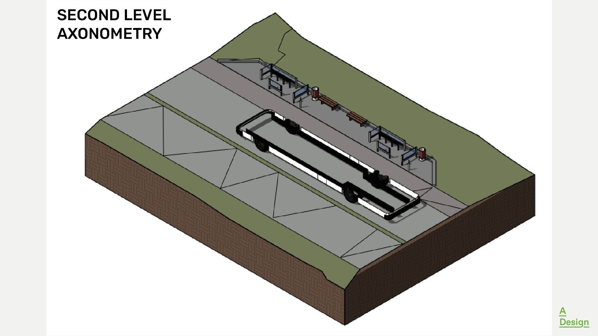 Bus stop - Revit 3D model | CGTrader