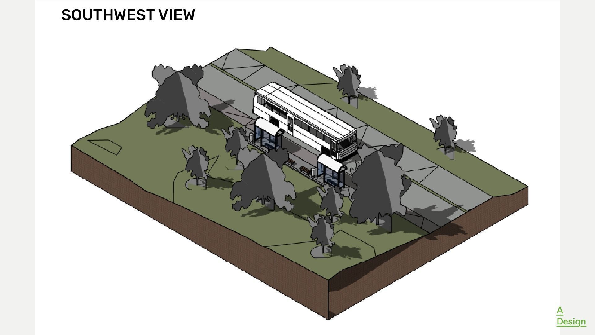 Bus stop - Revit 3D model | CGTrader