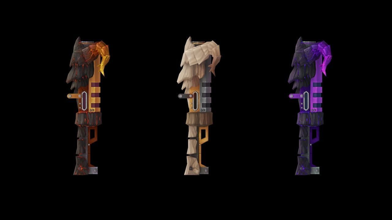 3D model Volcano King Rifle VR / AR / low-poly | CGTrader