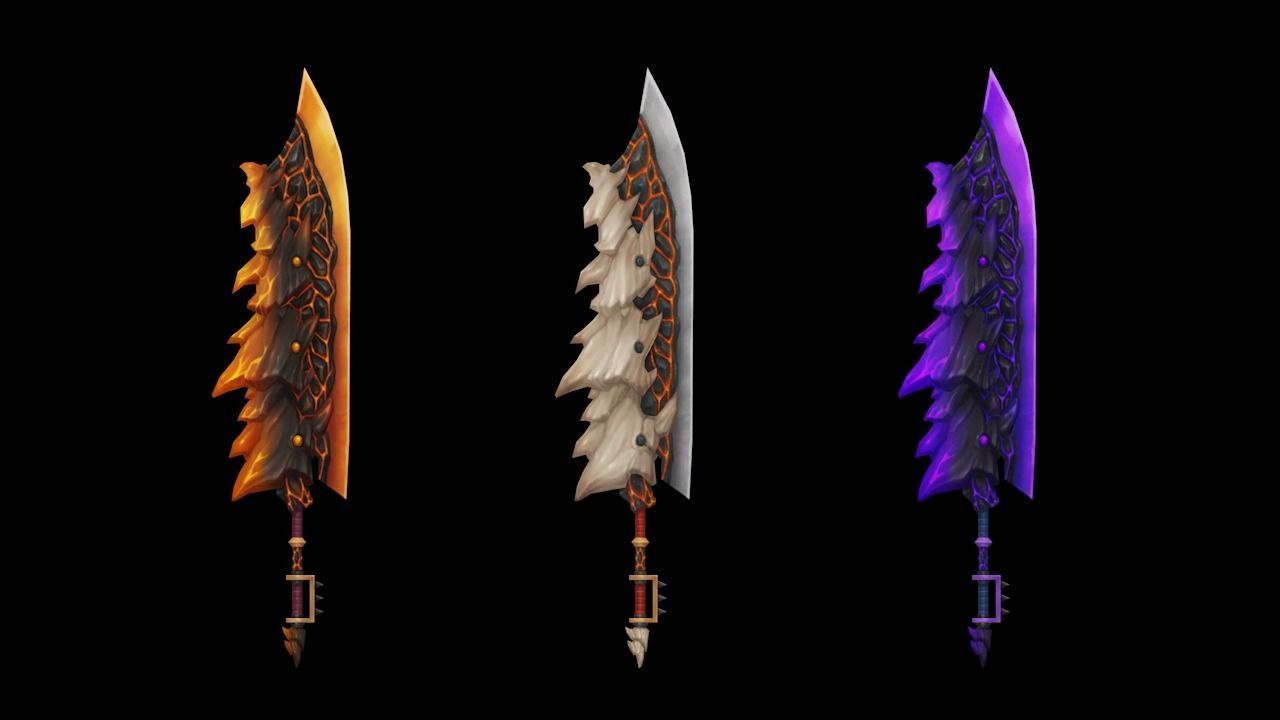 3D model Volcano King Sword VR / AR / low-poly | CGTrader