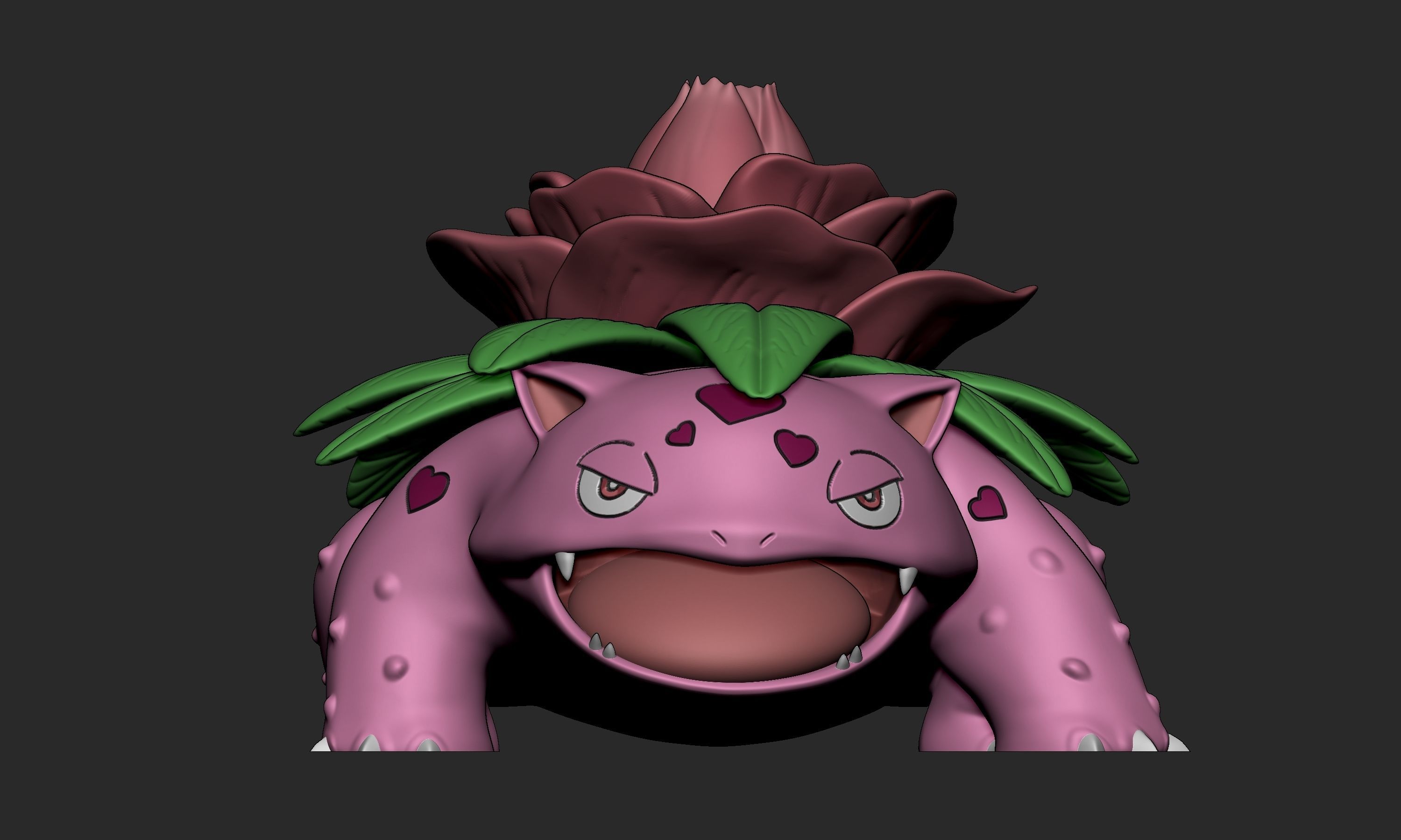 Pokemon - Venusaur Valentines Day 3D model 3D printable | CGTrader