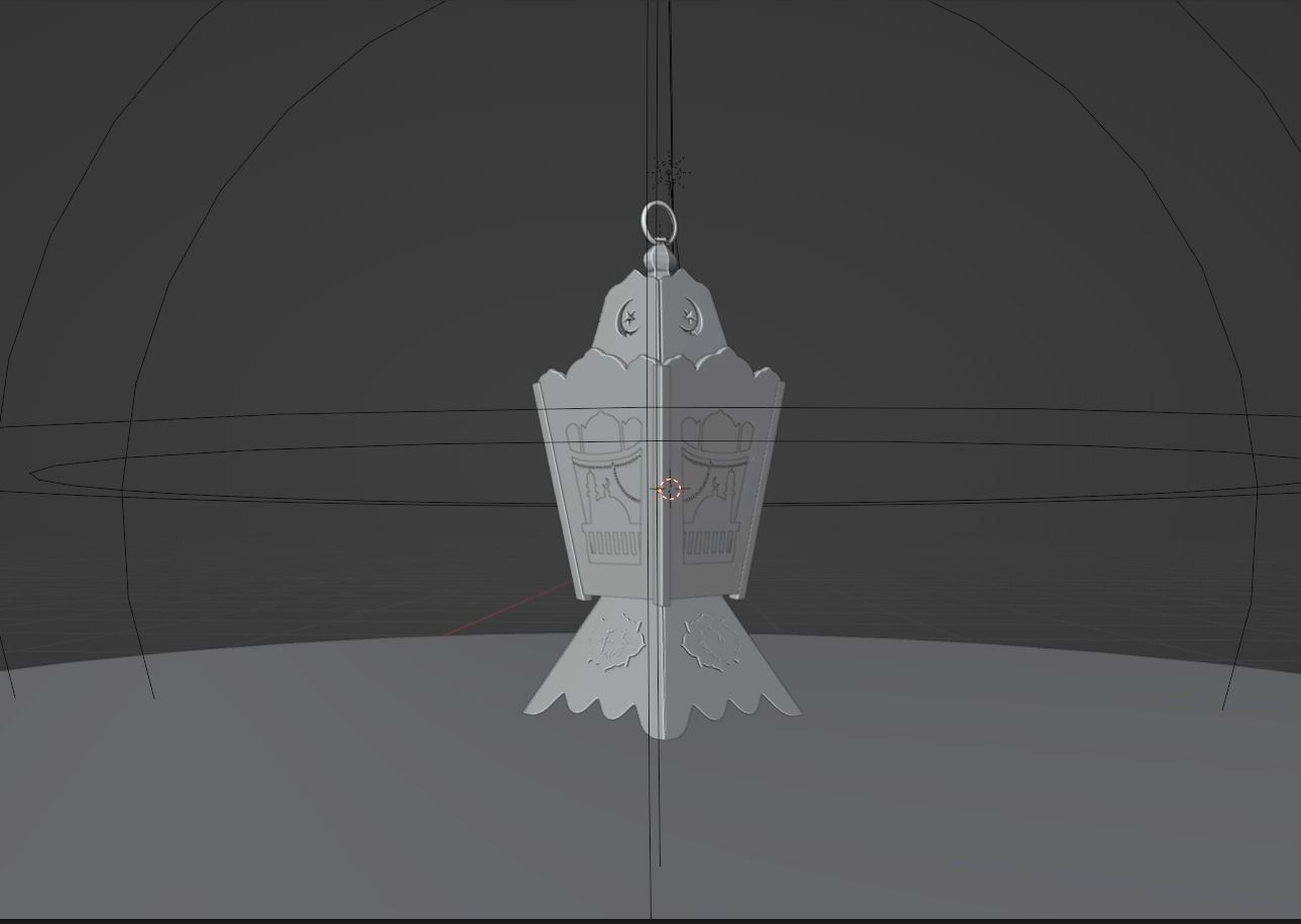 Ramadan lantern 2023 free 3D model | CGTrader