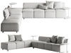 Coalesse Await Lounge System 3D model | CGTrader