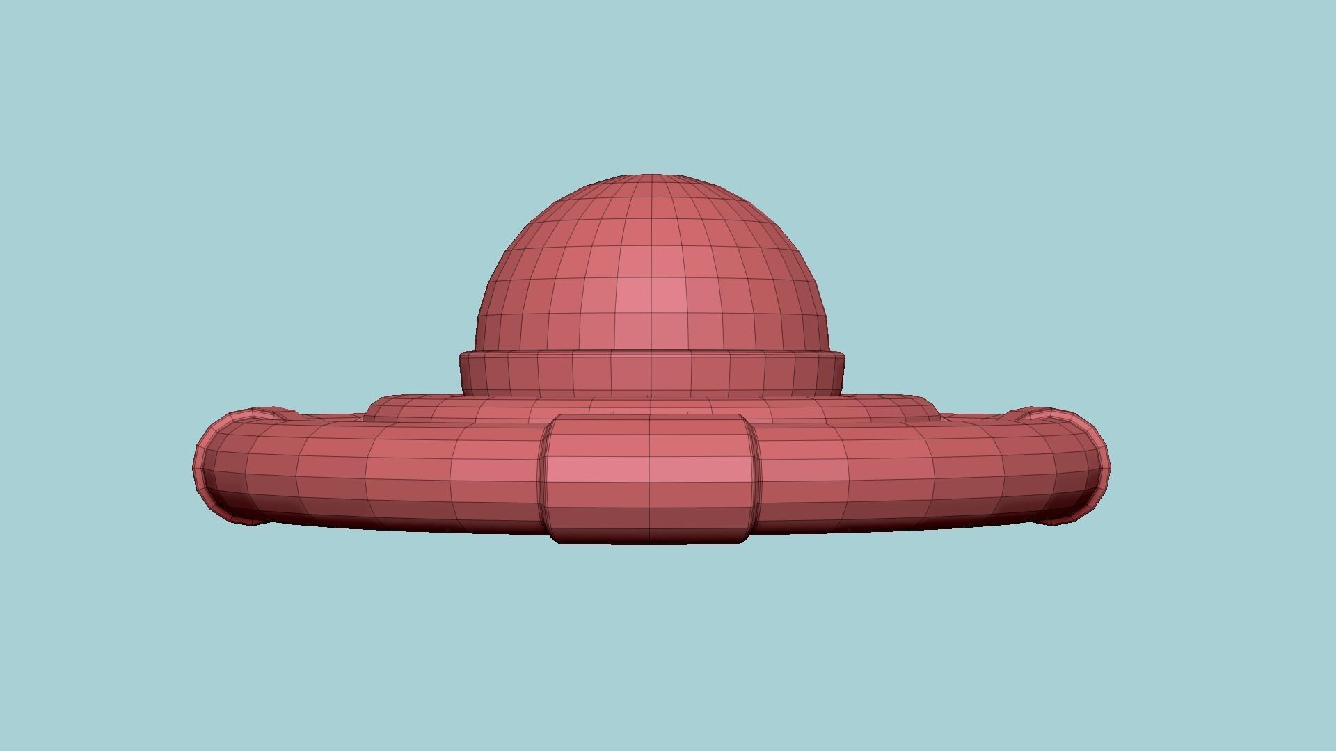 3D model Alien Spaceship UFO E01 Steel - Sci Fi Spacecraft Design VR ...