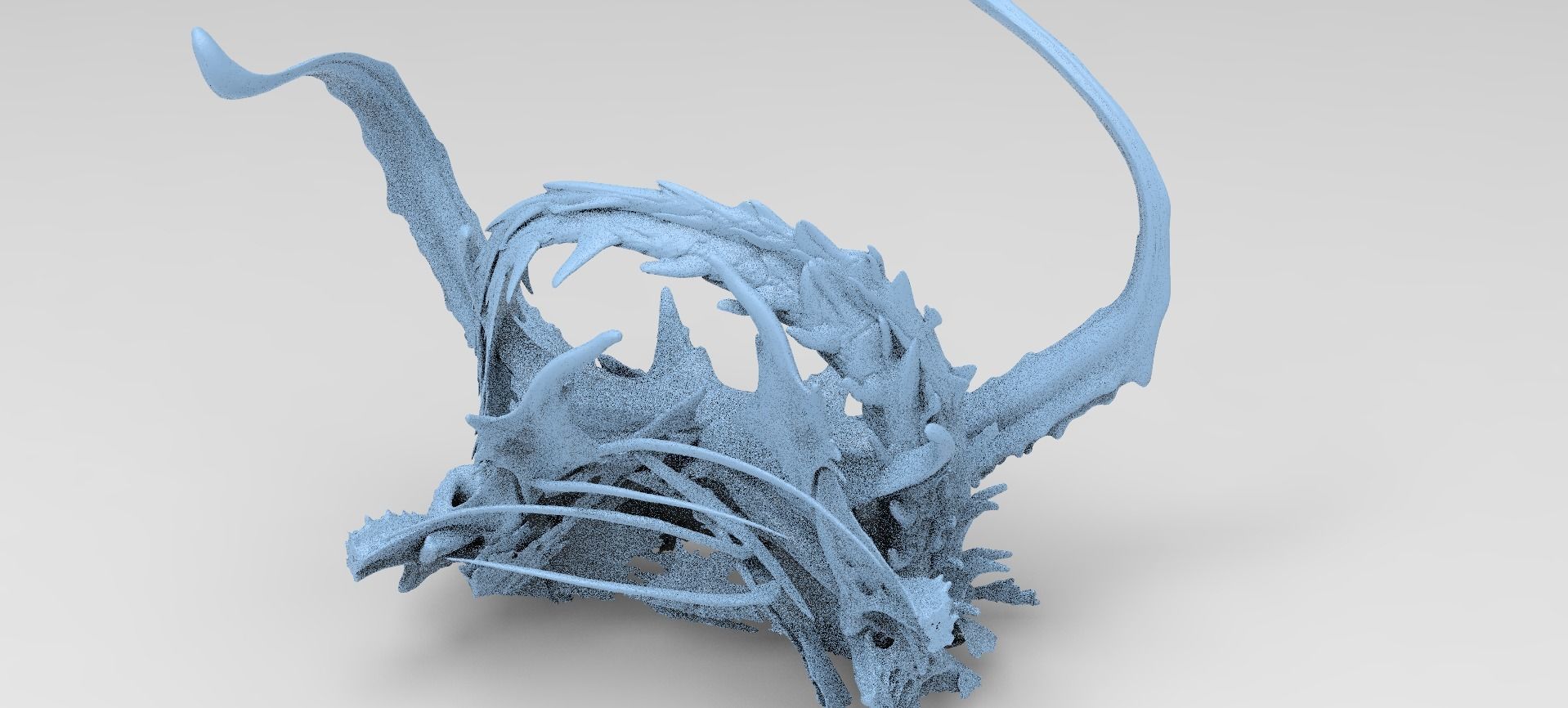 Alien Dragon God Bone Structure 7 3D model | CGTrader