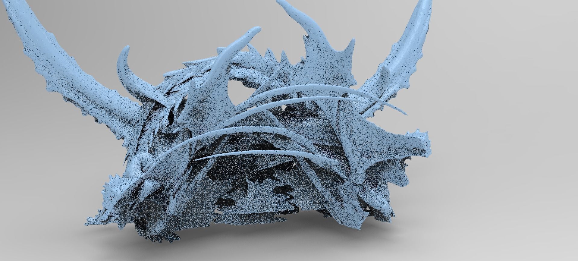 Alien Dragon God Bone Structure 9 3D model | CGTrader