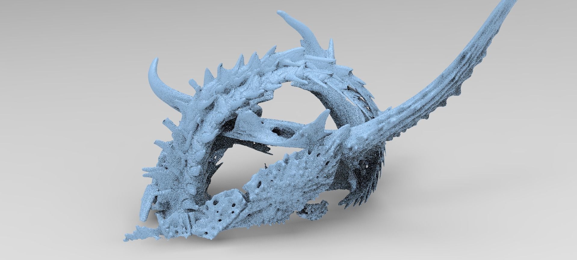 Alien Dragon God Bone Structure 15 3D model | CGTrader