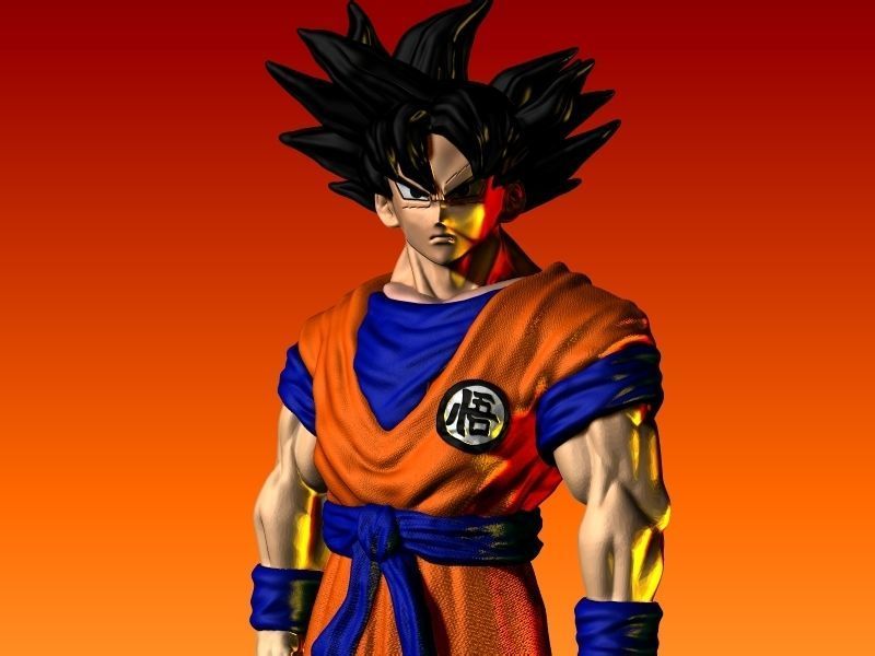 GOKU SUPER HERO DRAGON BALL SUPER 3D model 3D printable | CGTrader