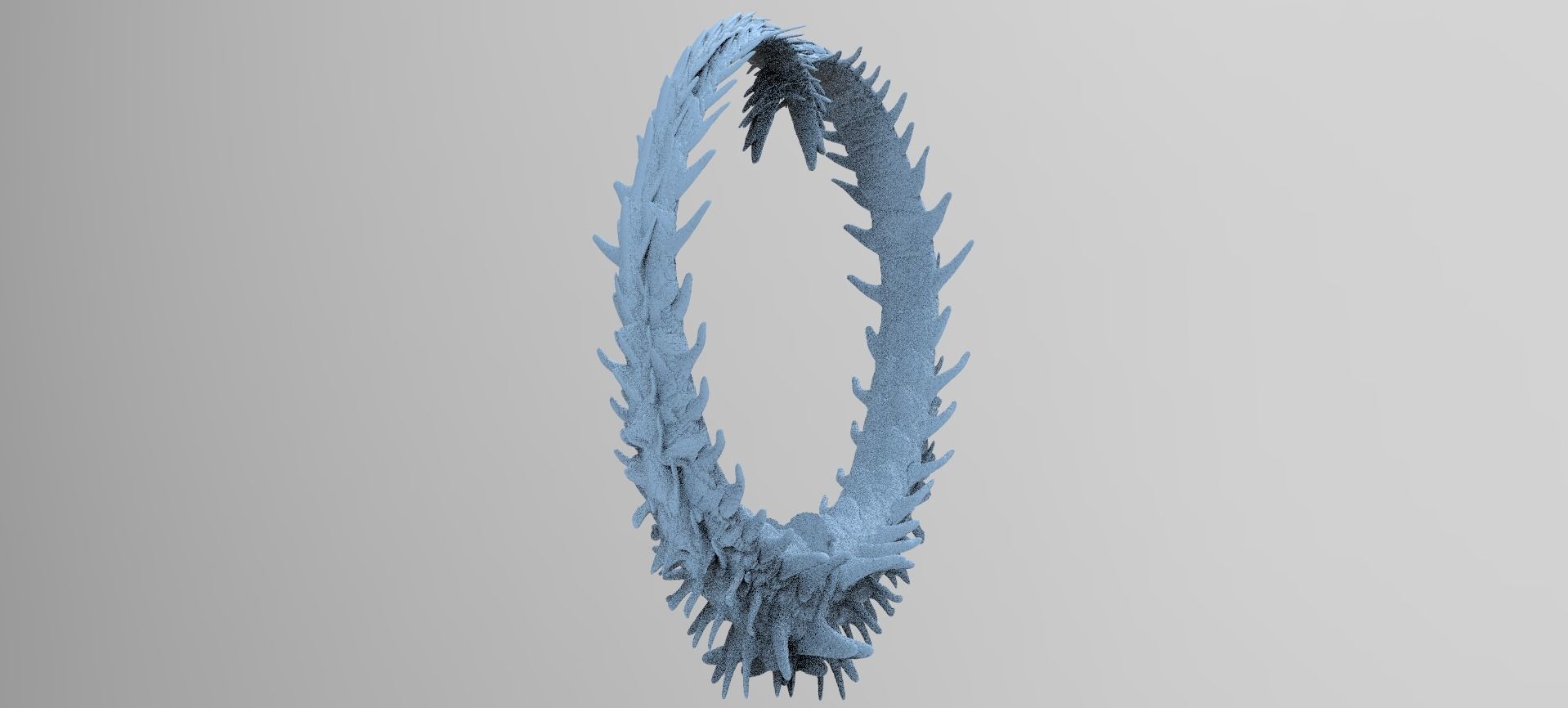 Alien Dragon Tail Heart 3D model | CGTrader
