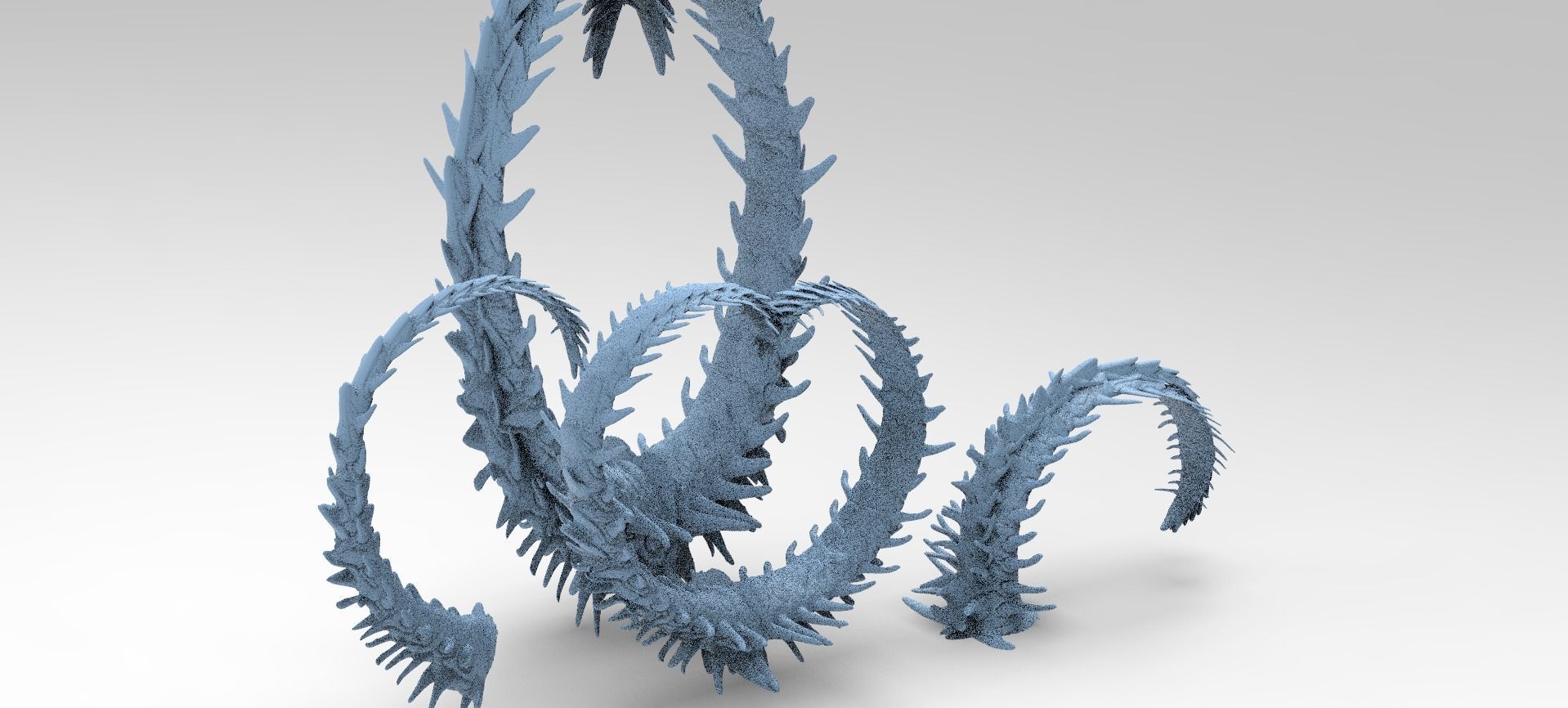 Alien Dragon Tail collection 1 3D model | CGTrader