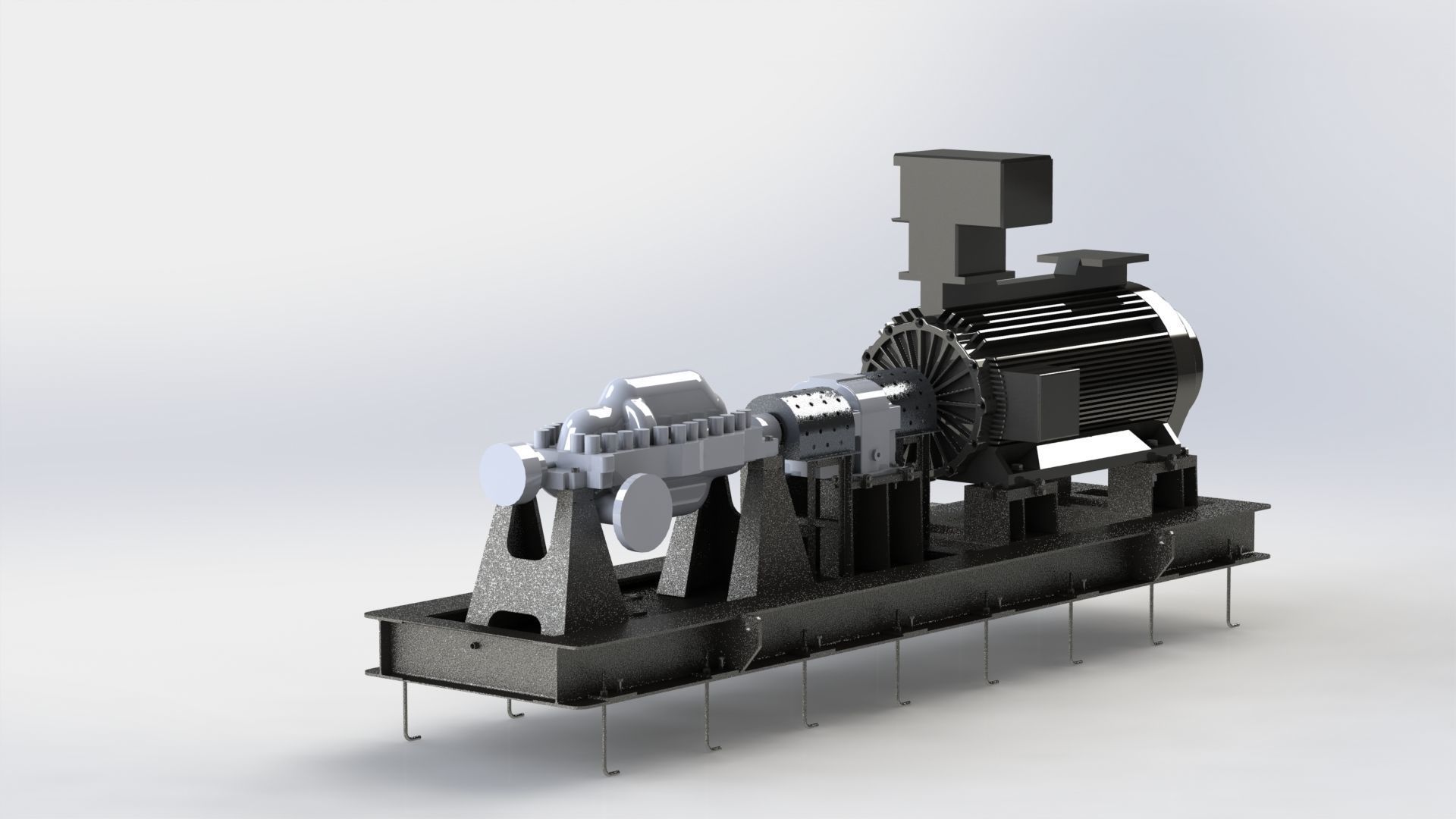 Base Frame Pump 3D model | CGTrader