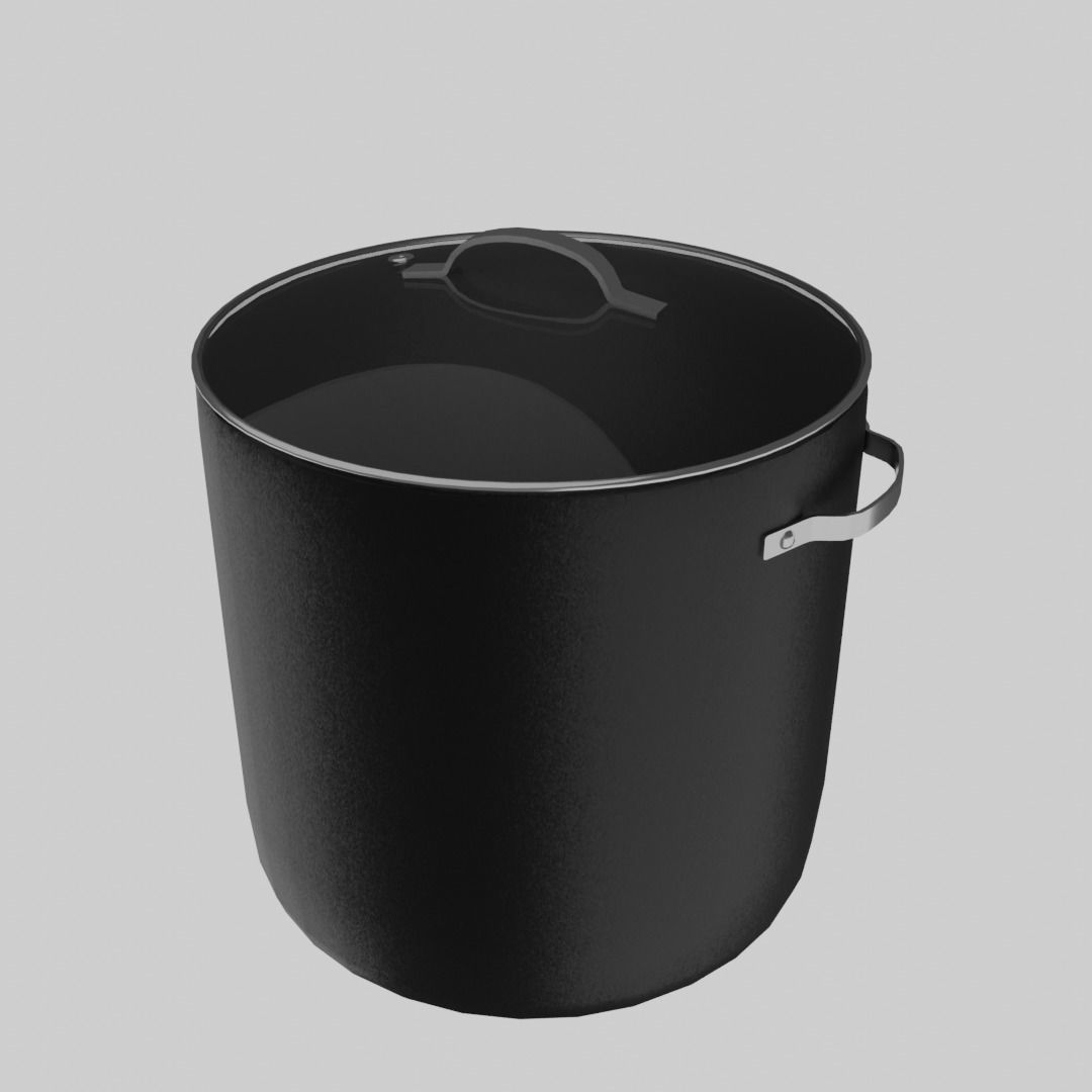 Stock Pot 3D model | CGTrader