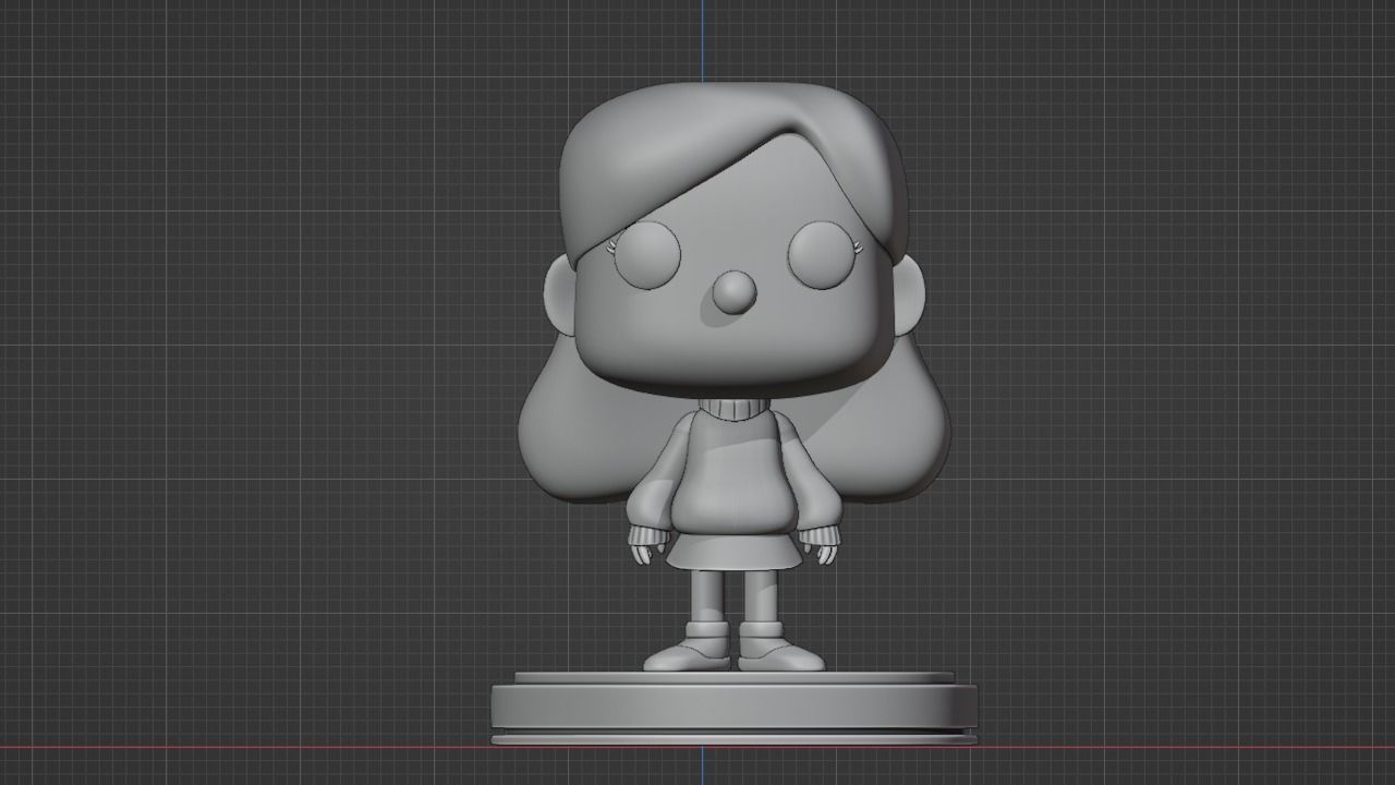 3D model FUNKO POP 3D MODEL MABEL PINES VR / AR / low-poly | CGTrader