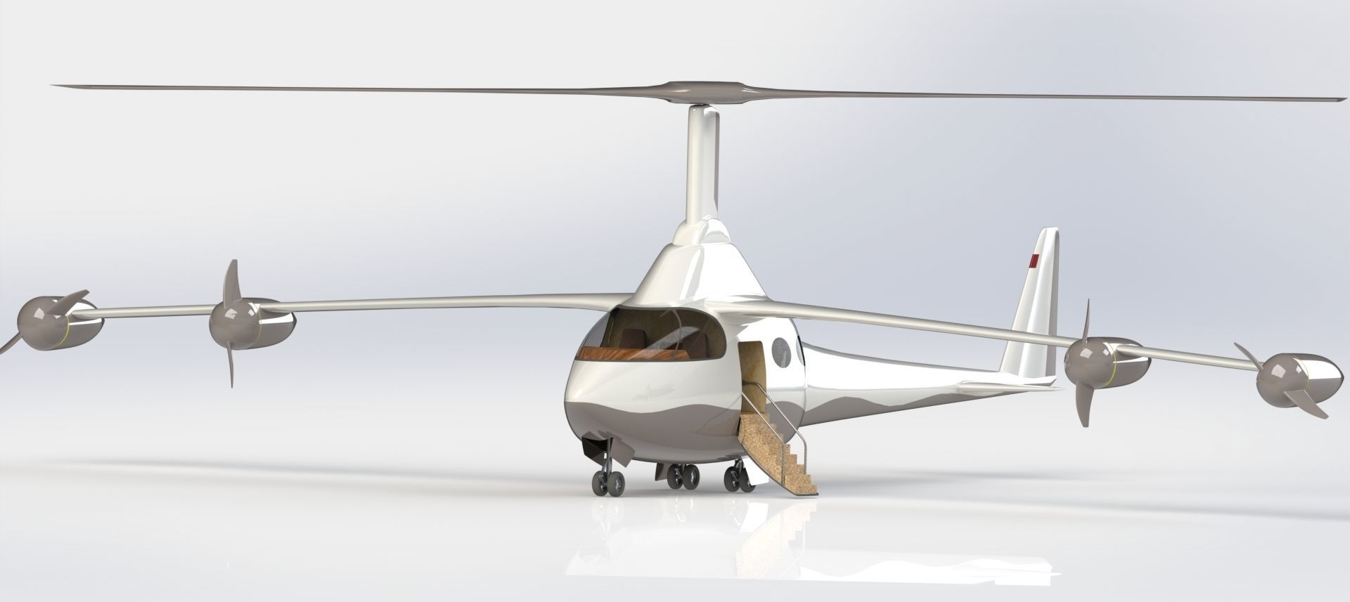 eVTOL Airplane 3D model | CGTrader