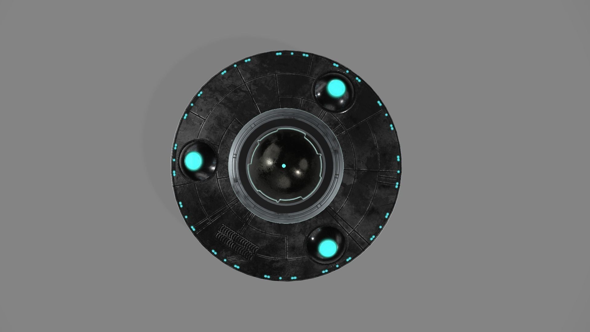 ufo retro style 3D model | CGTrader