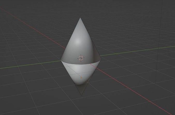 Double Cone free 3D model | CGTrader