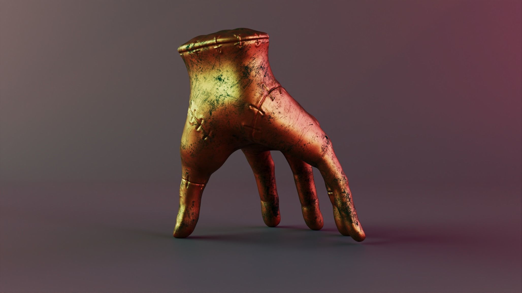 Wednesday hand thing from serial 3D model 3D printable | CGTrader