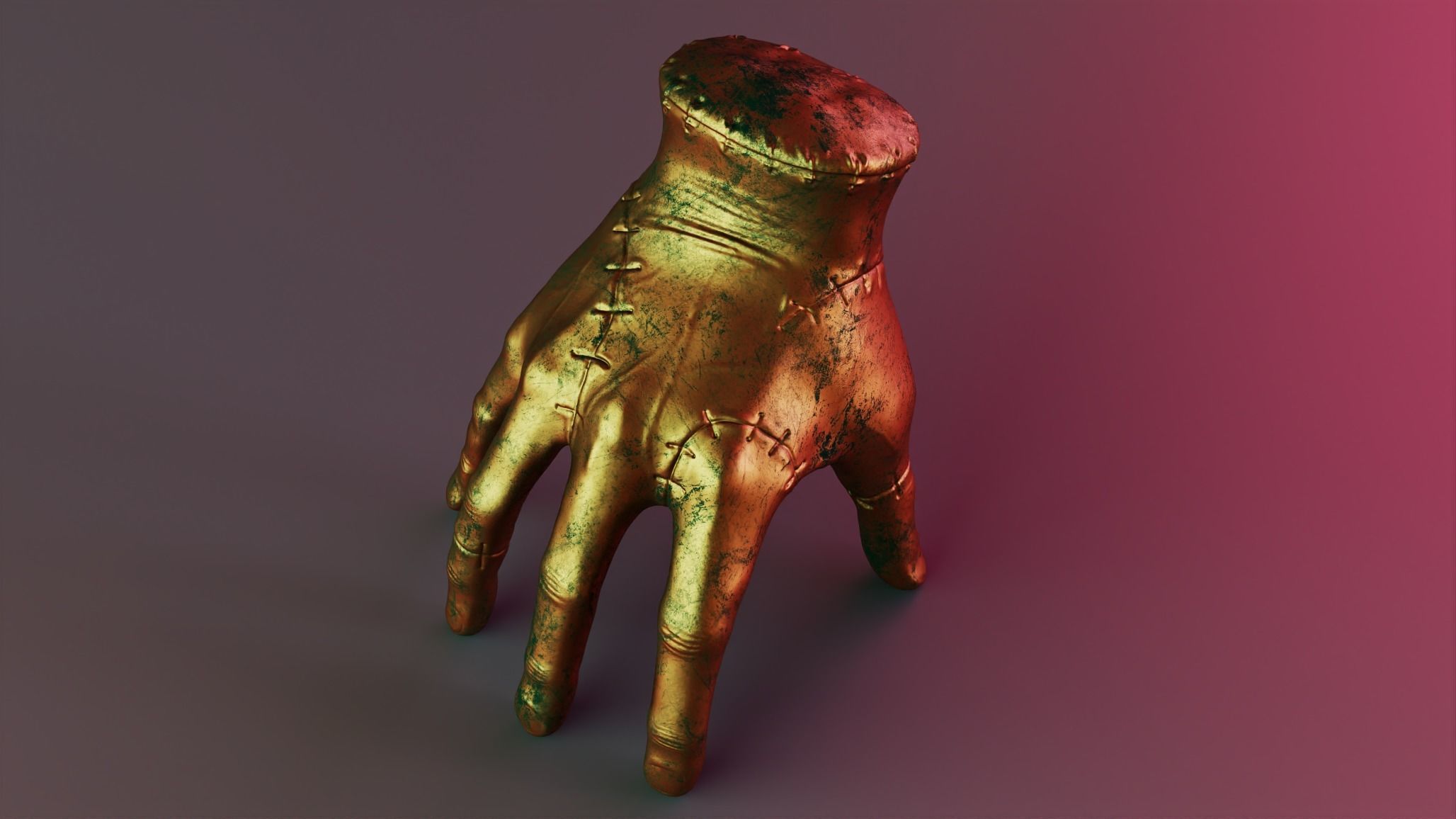 Wednesday hand thing from serial 3D model 3D printable | CGTrader