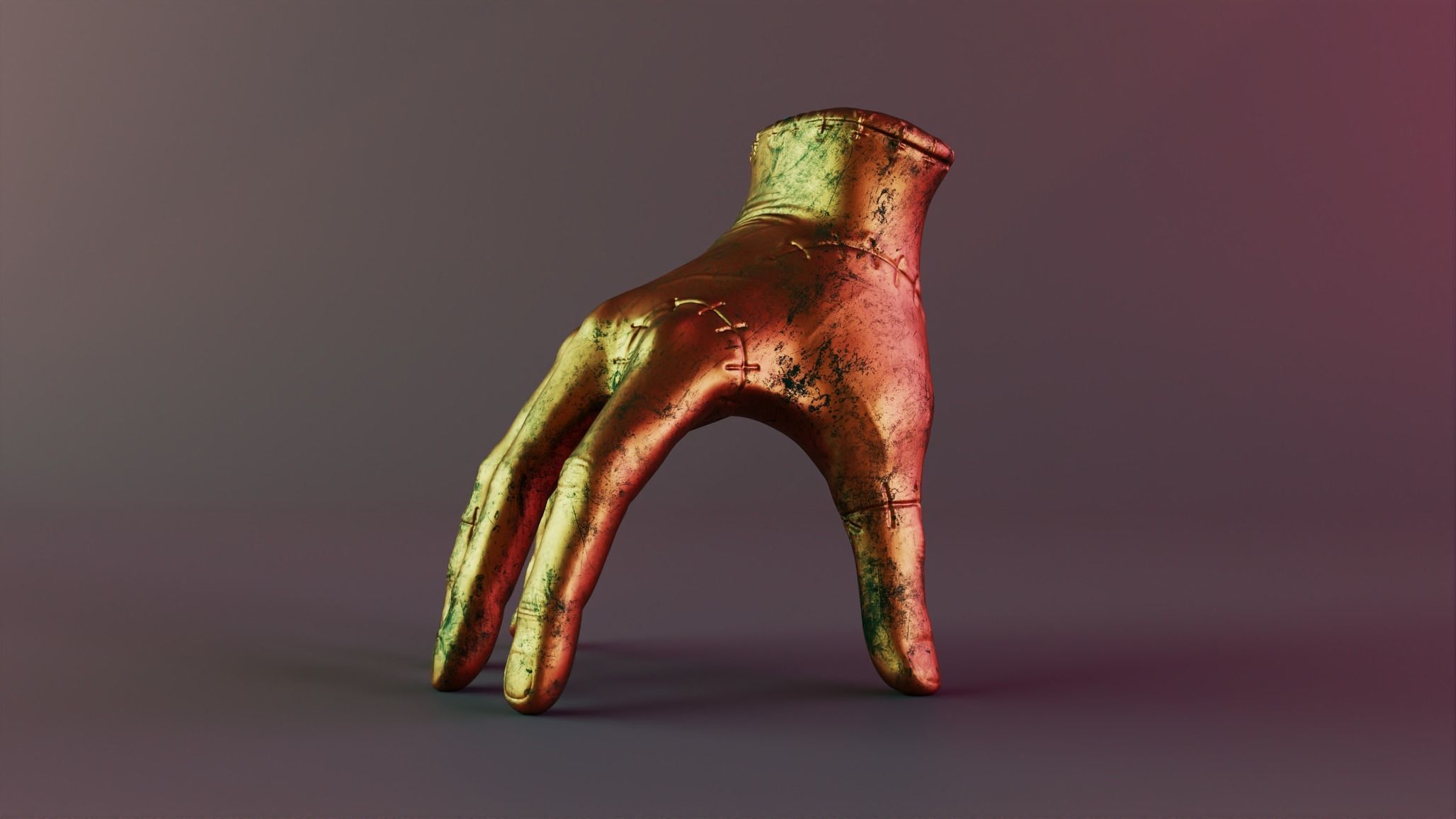 Wednesday hand thing from serial 3D model 3D printable | CGTrader