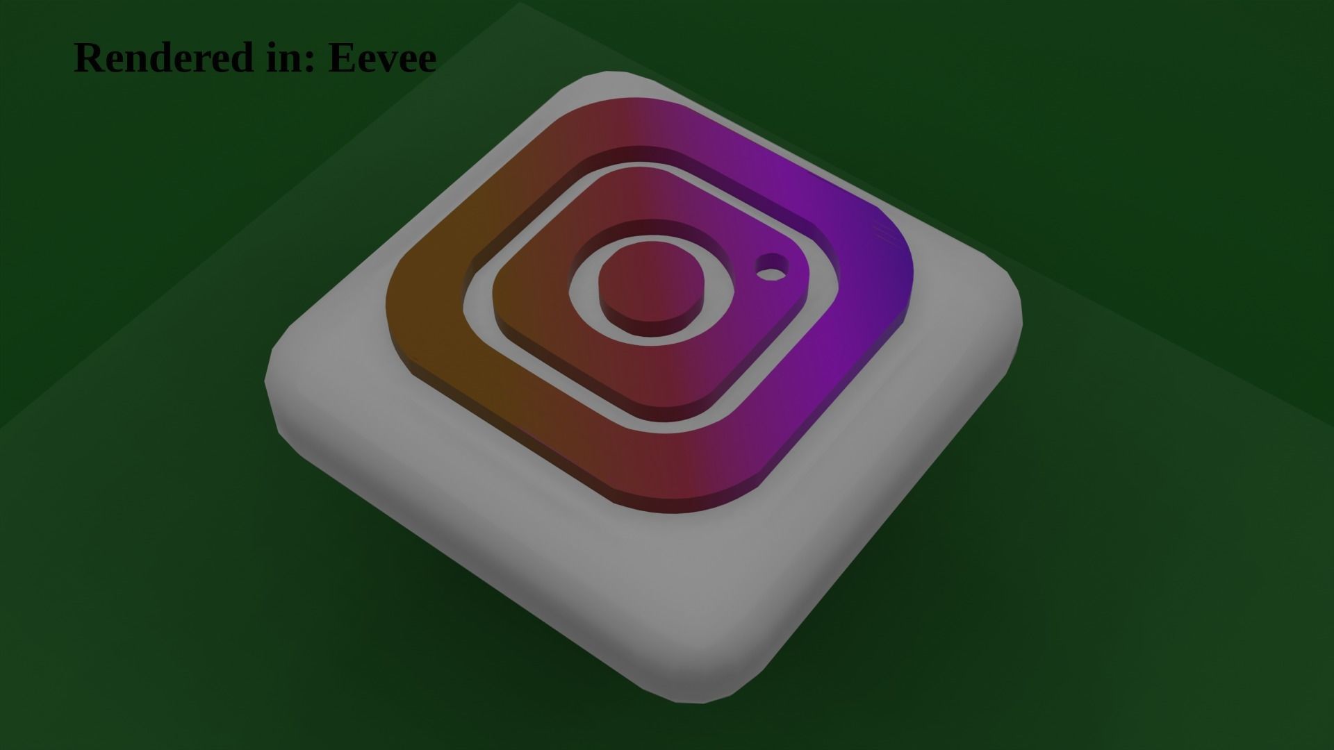 3D model Instagram Icon Emoji VR / AR / low-poly | CGTrader