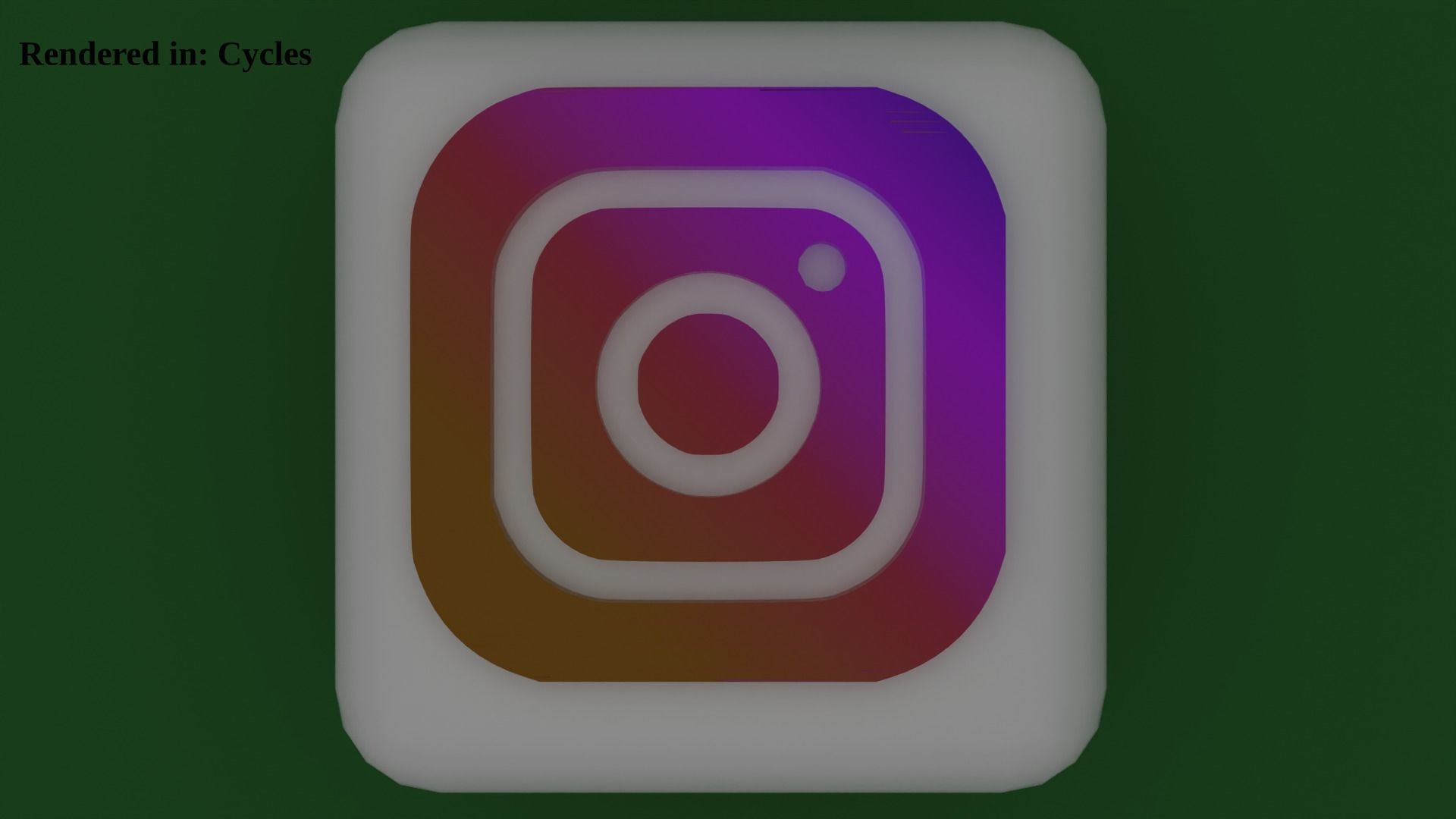 3D model Instagram Icon Emoji VR / AR / low-poly | CGTrader