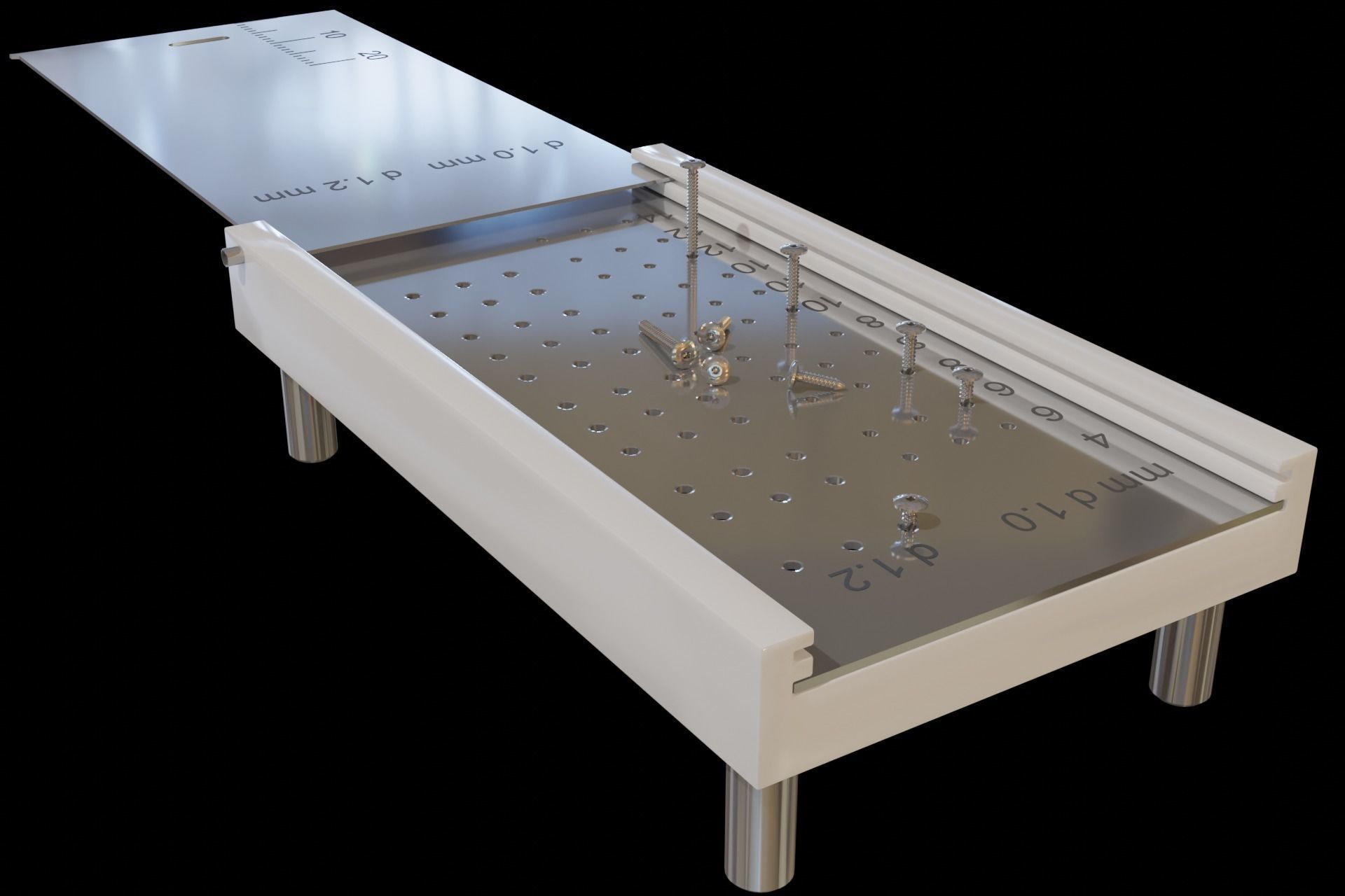 Stand for bone blocks fixation screws 3D model | CGTrader