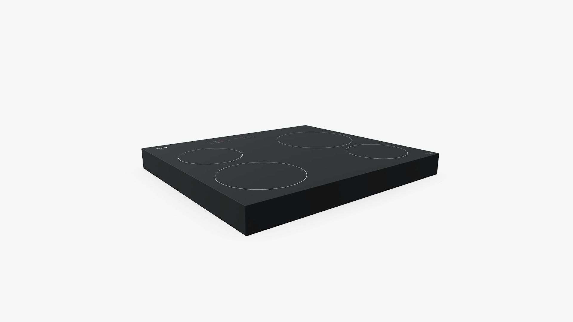 3D model Ceramic Hob Amica PC6400ZH Black 3D Model VR / AR / low-poly ...