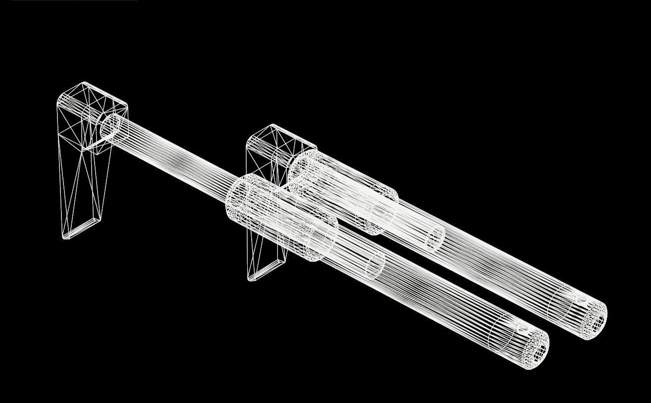 3D model DoubleTap Military Halligan Bar Breaching Tool VR / AR / low ...