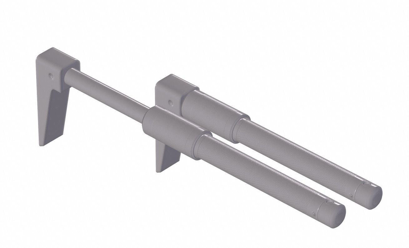 3D model DoubleTap Military Halligan Bar Breaching Tool VR / AR / low ...