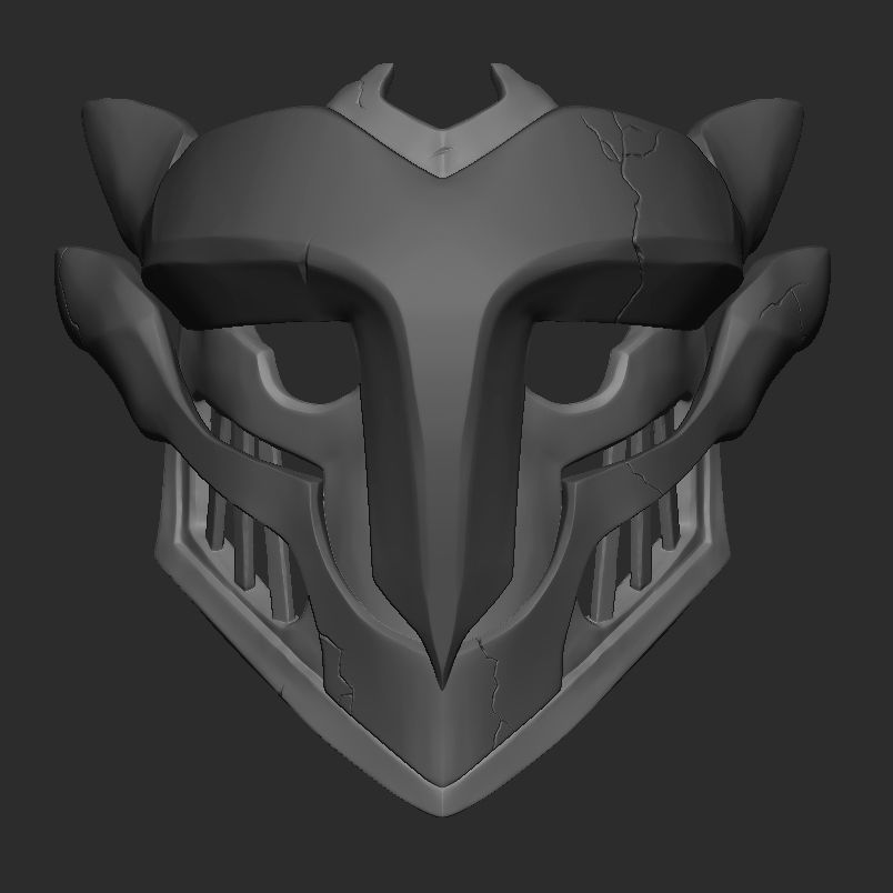 Ekko mask from - Arcane 3D model 3D printable | CGTrader