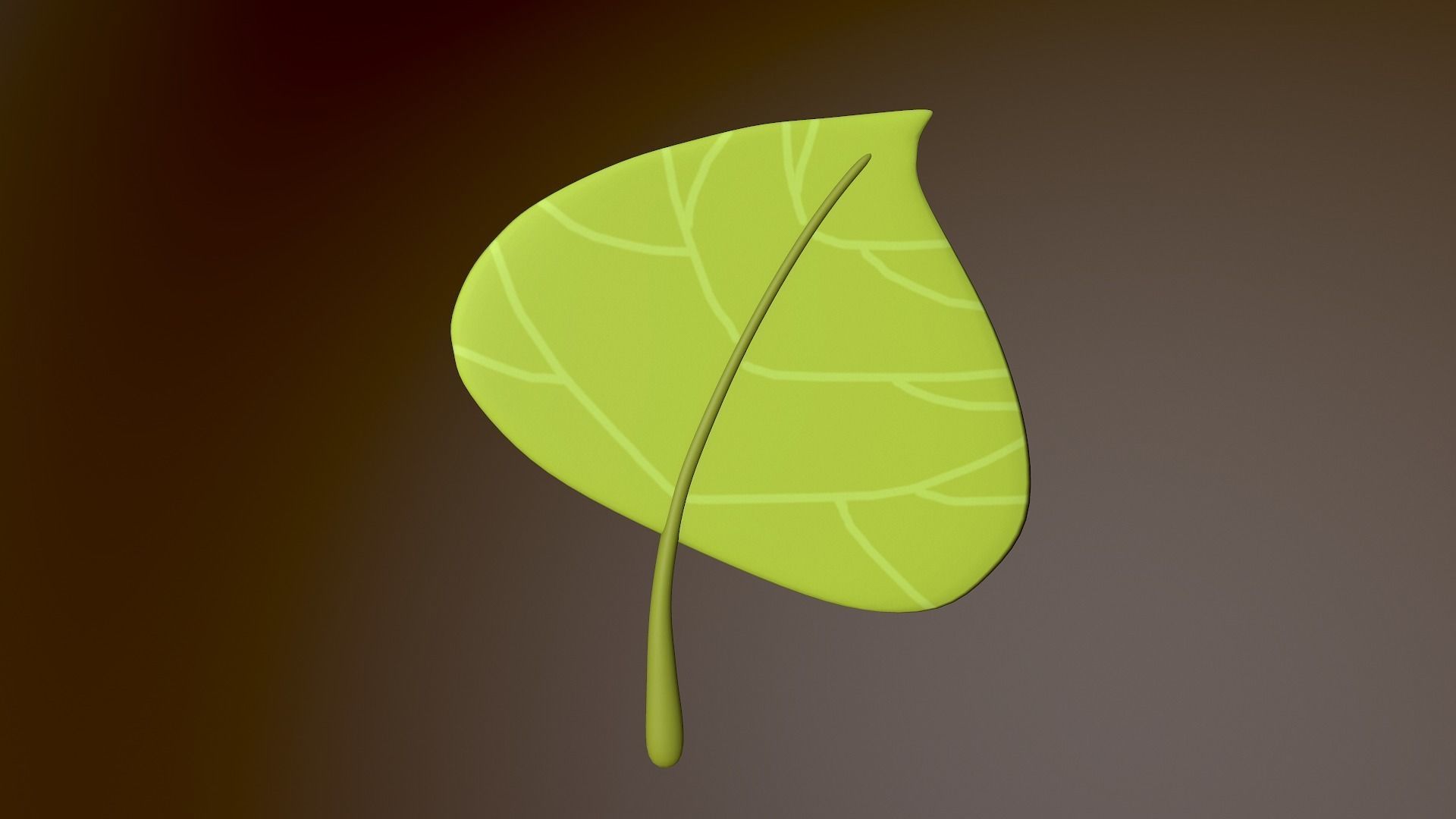 Cartoon Leaf free VR / AR / low-poly 3D model | CGTrader