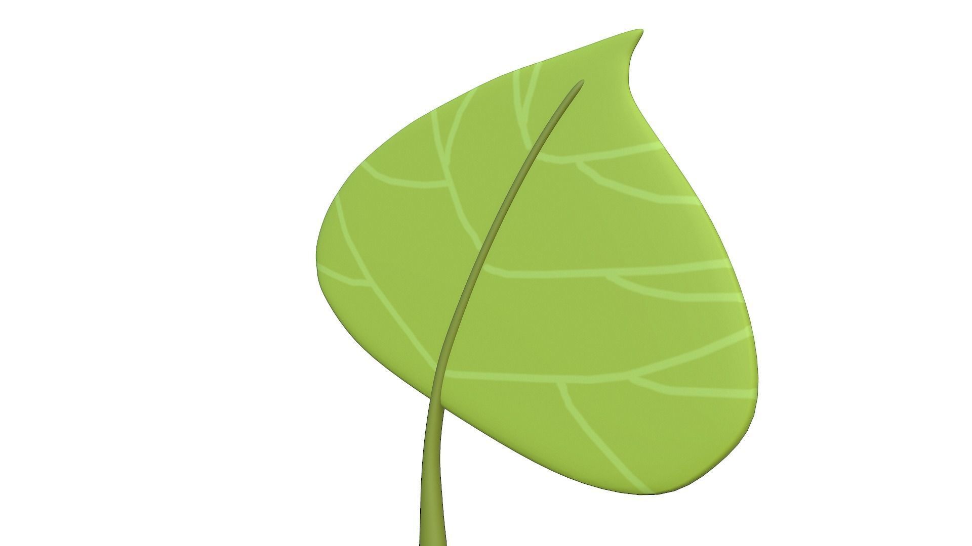 Cartoon Leaf free VR / AR / low-poly 3D model | CGTrader