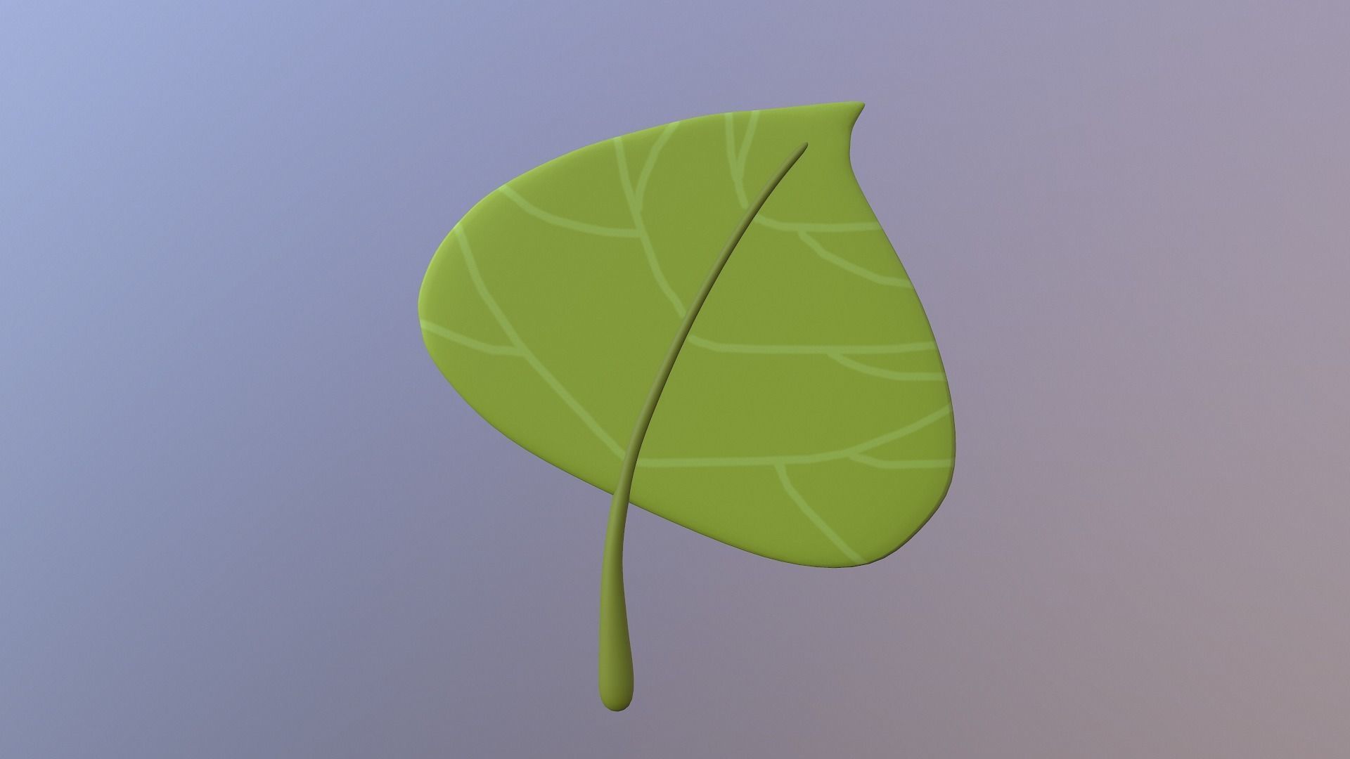 Cartoon Leaf free VR / AR / low-poly 3D model | CGTrader