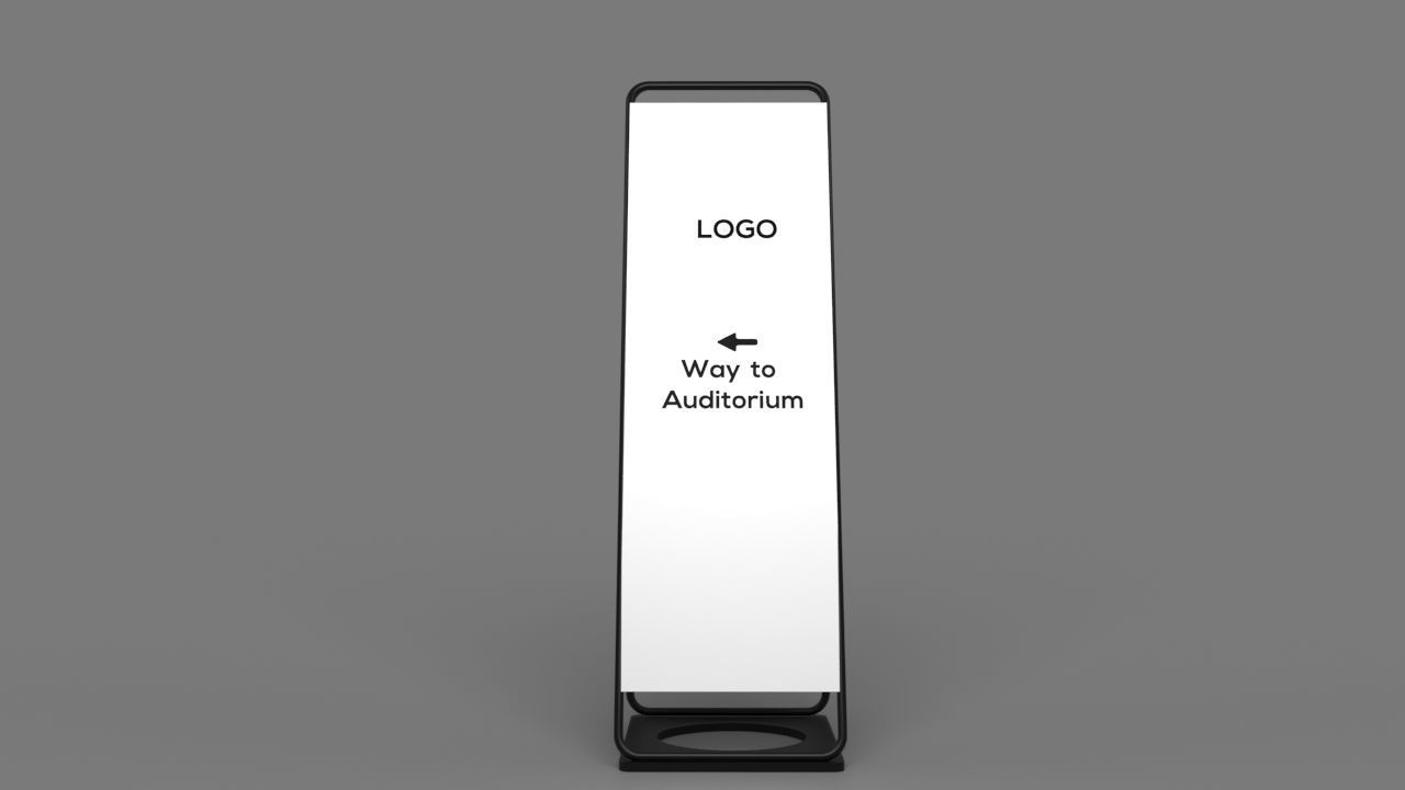 Standee 3D model | CGTrader