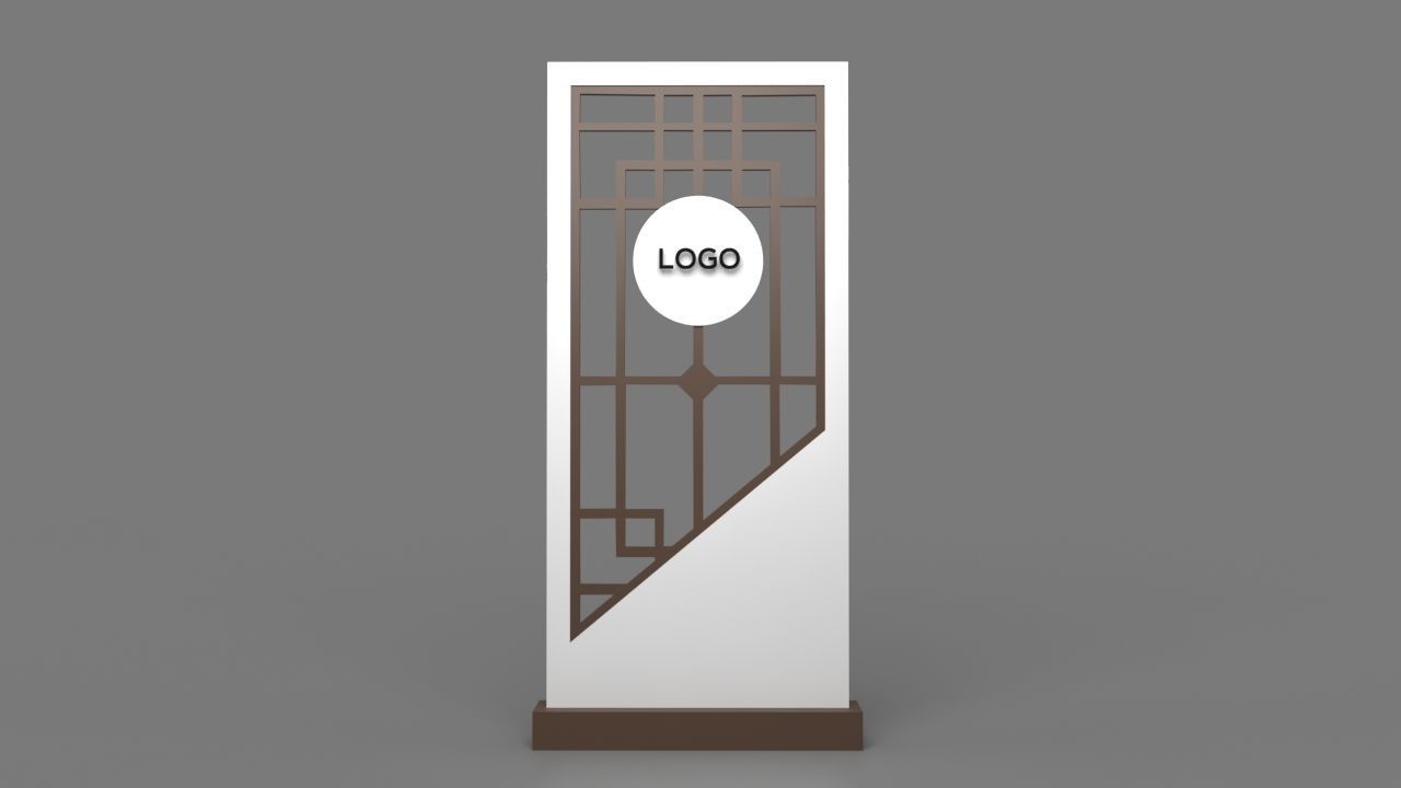 Standee 3D model | CGTrader