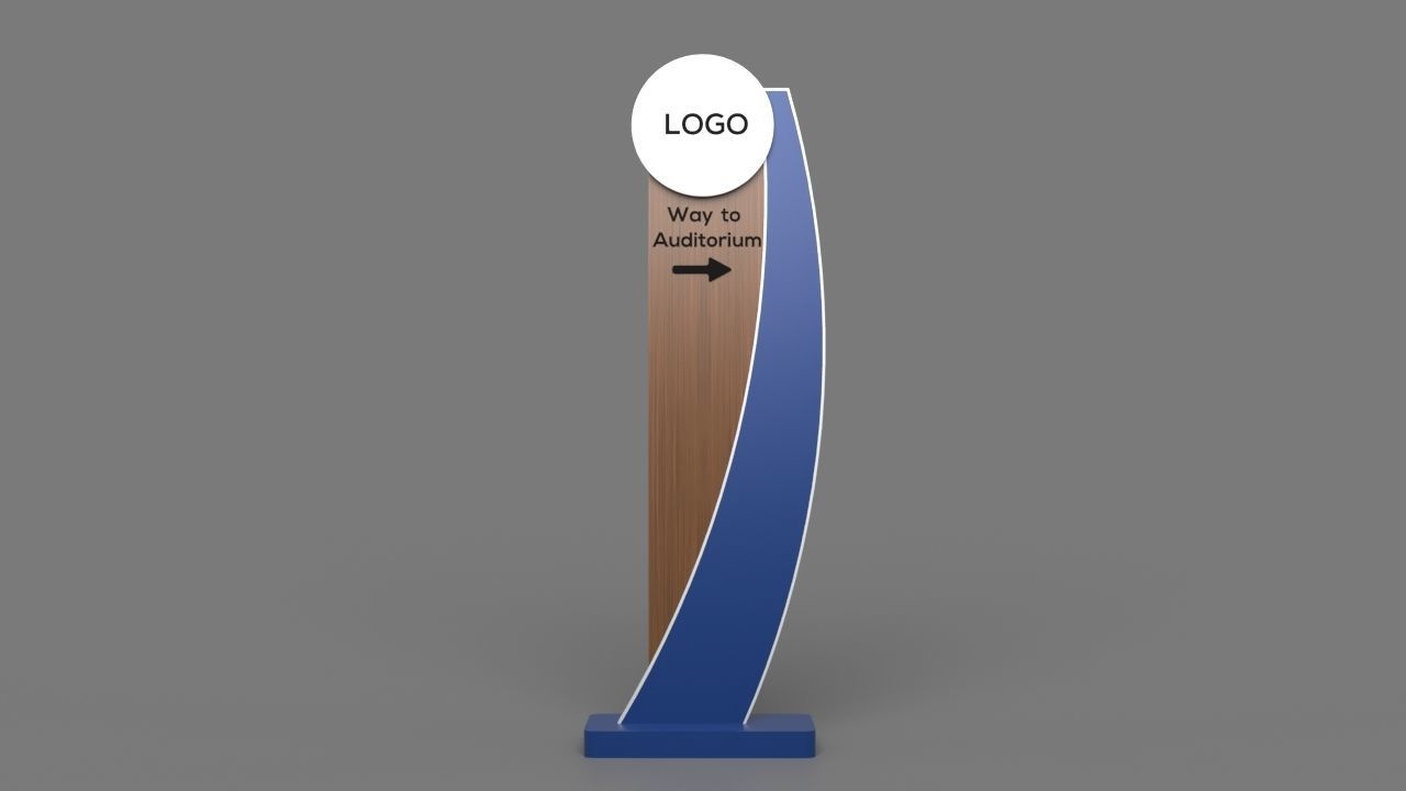 Standee 3D model | CGTrader