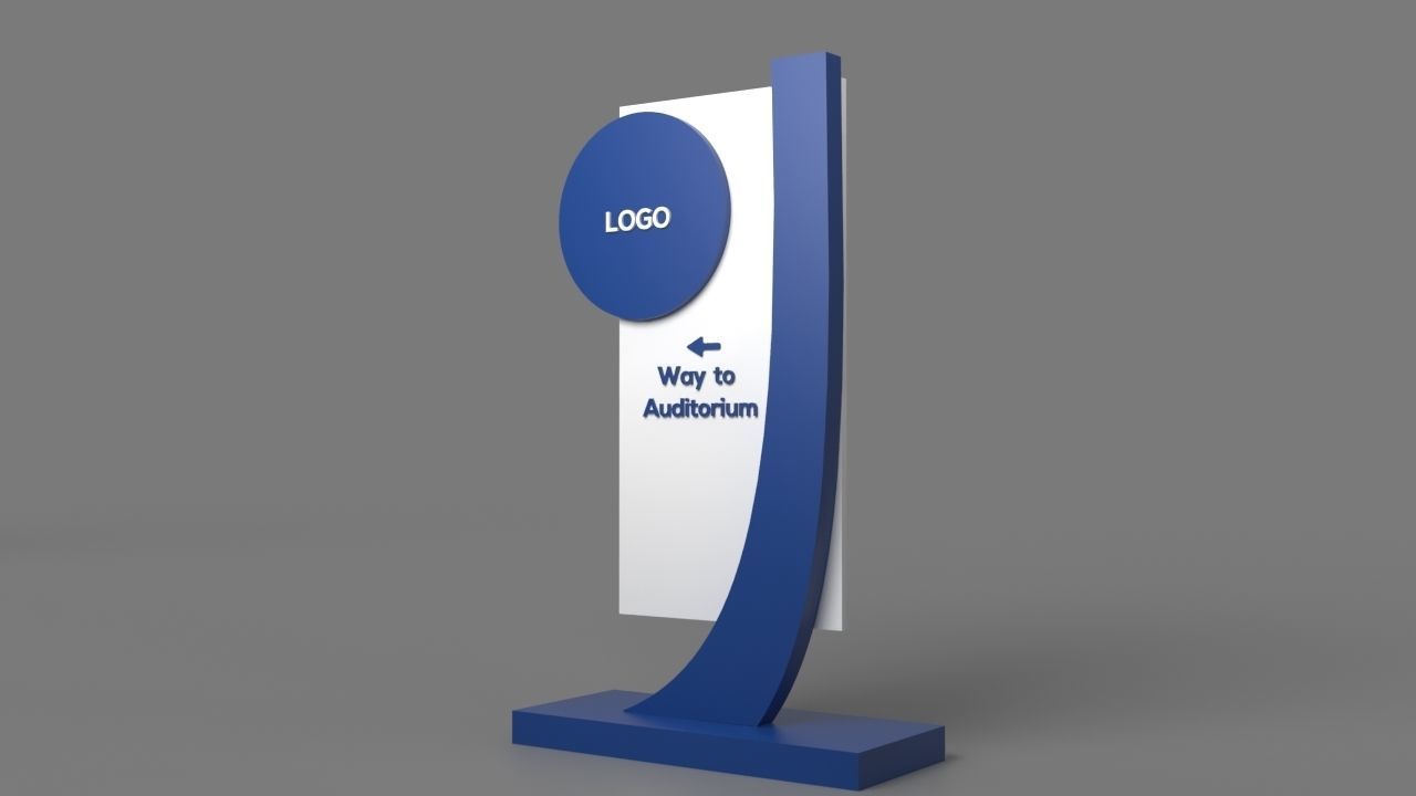 Standee 3D model | CGTrader