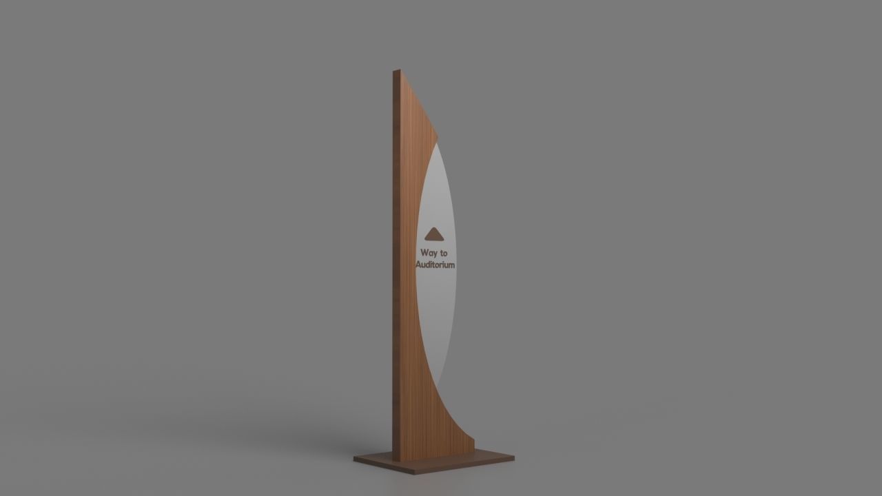 Standee 3D model | CGTrader