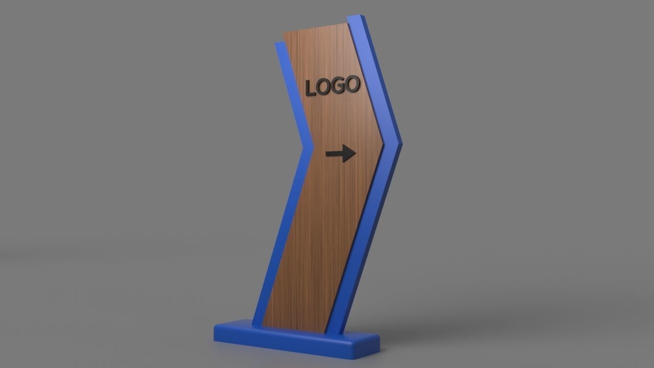 Standee 3D model | CGTrader