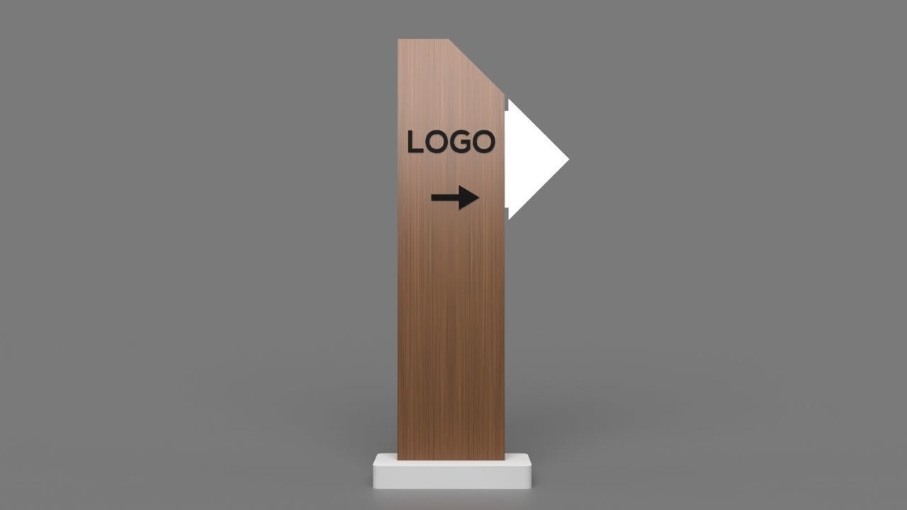 Standee 3D model | CGTrader